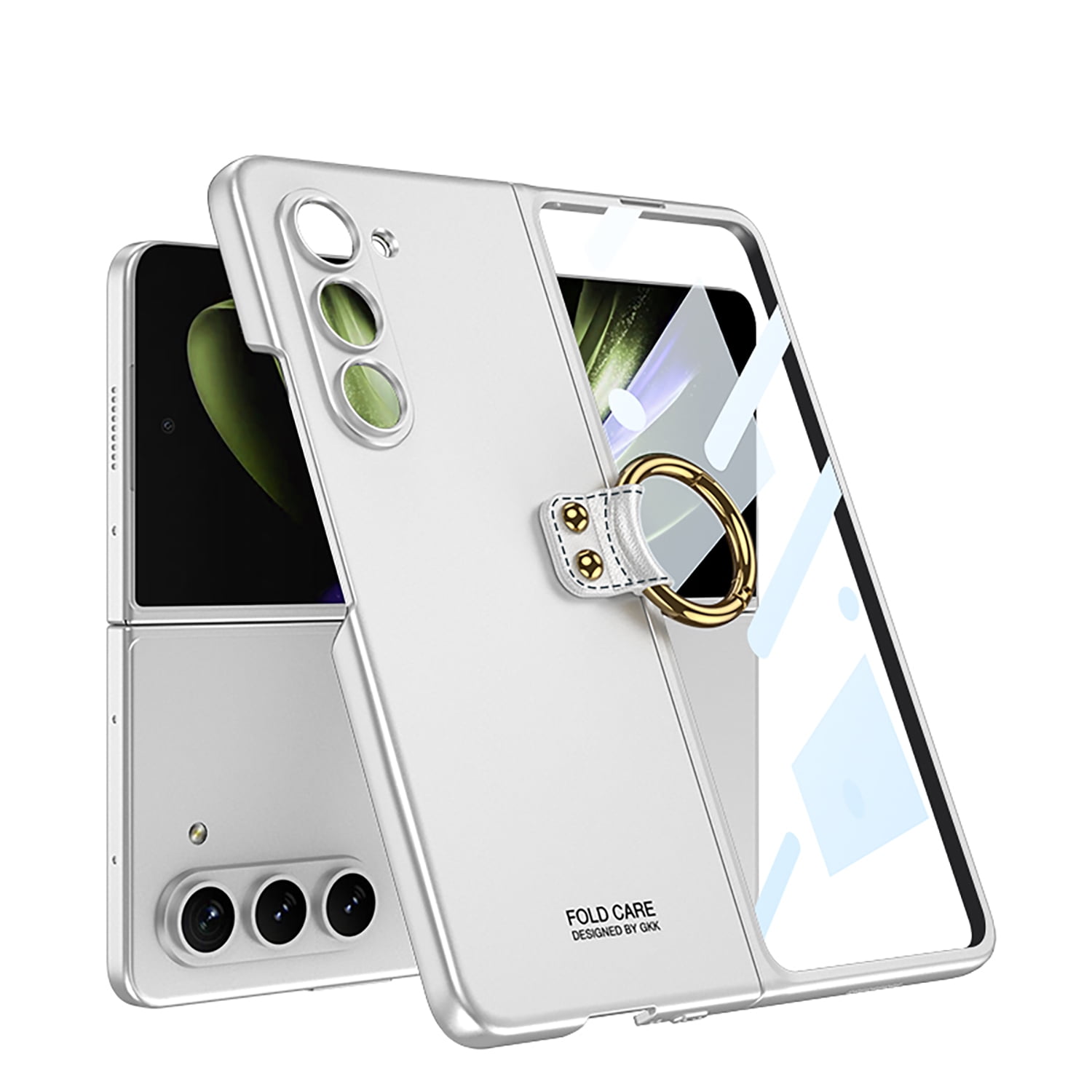 Dteck Case for Samsung Galaxy Z Fold 6, Shockproof PC Case Built-in ...