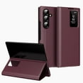 Dteck Case for Samsung Galaxy Z Fold 7,Smart Viewing Window Case Luxury ...