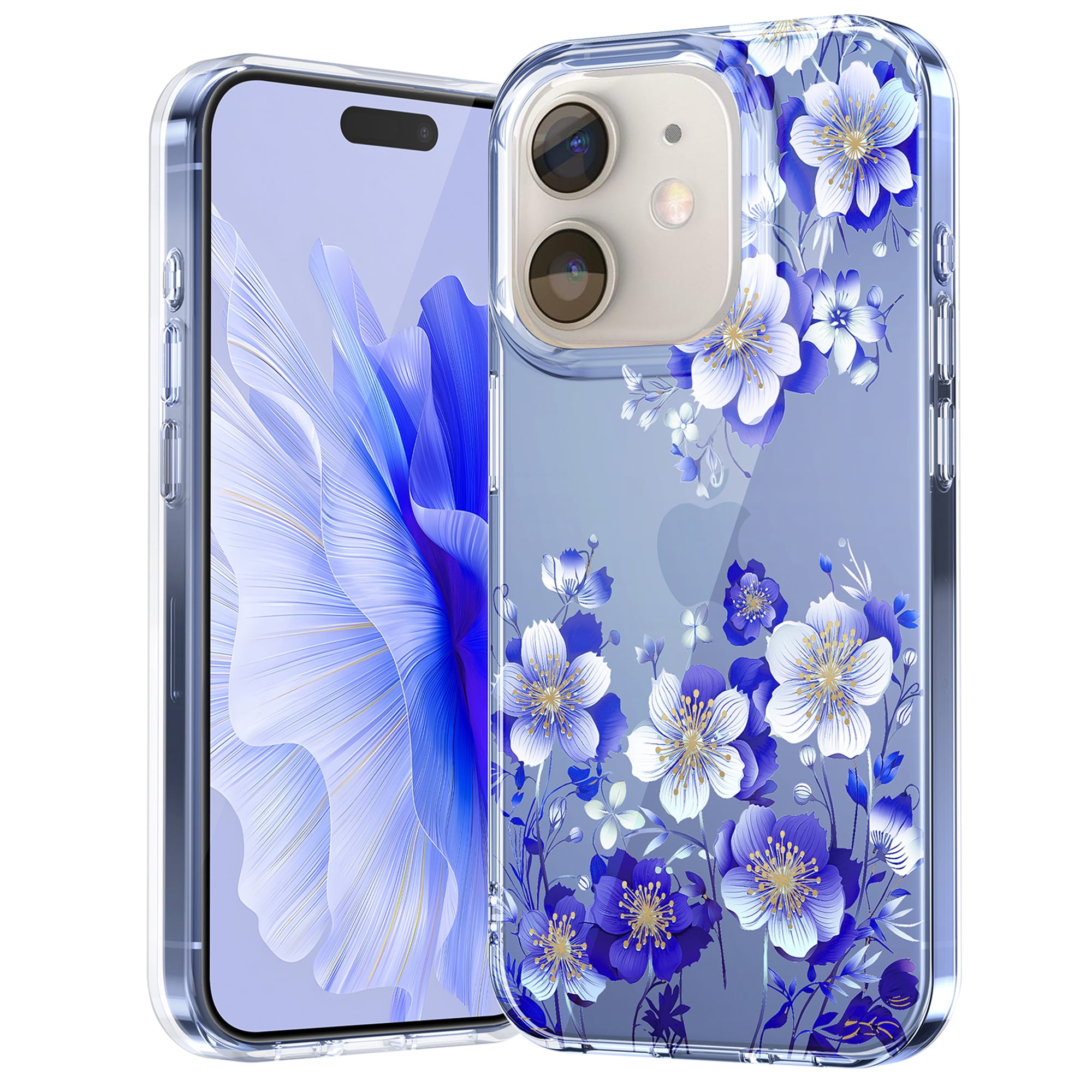 Dteck Case for iPhone 14 Case Clear with Design Slim Protective Soft ...