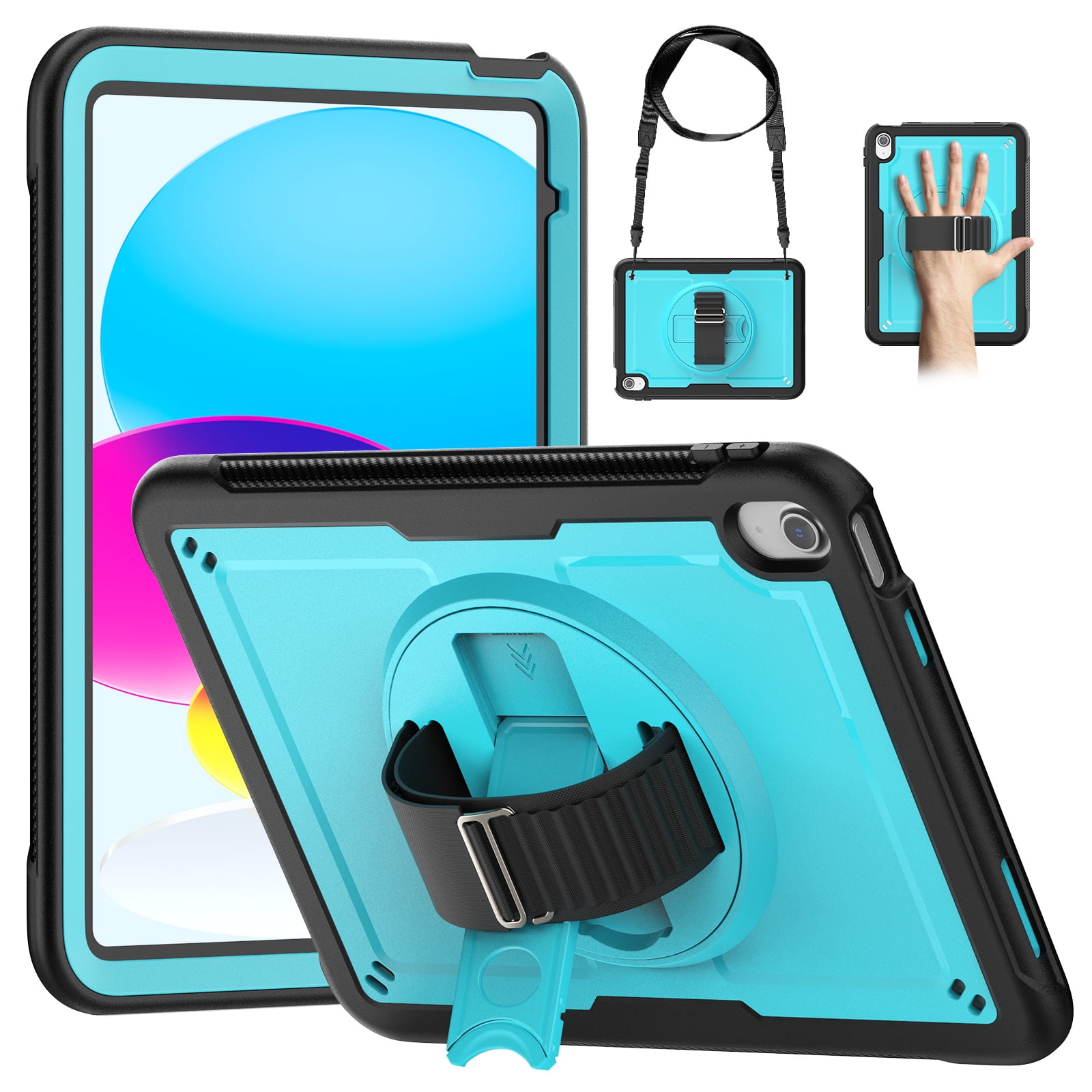 Dteck Case for iPad 9th/ 8th/ 7th Generation 10.2", Military Grade ...