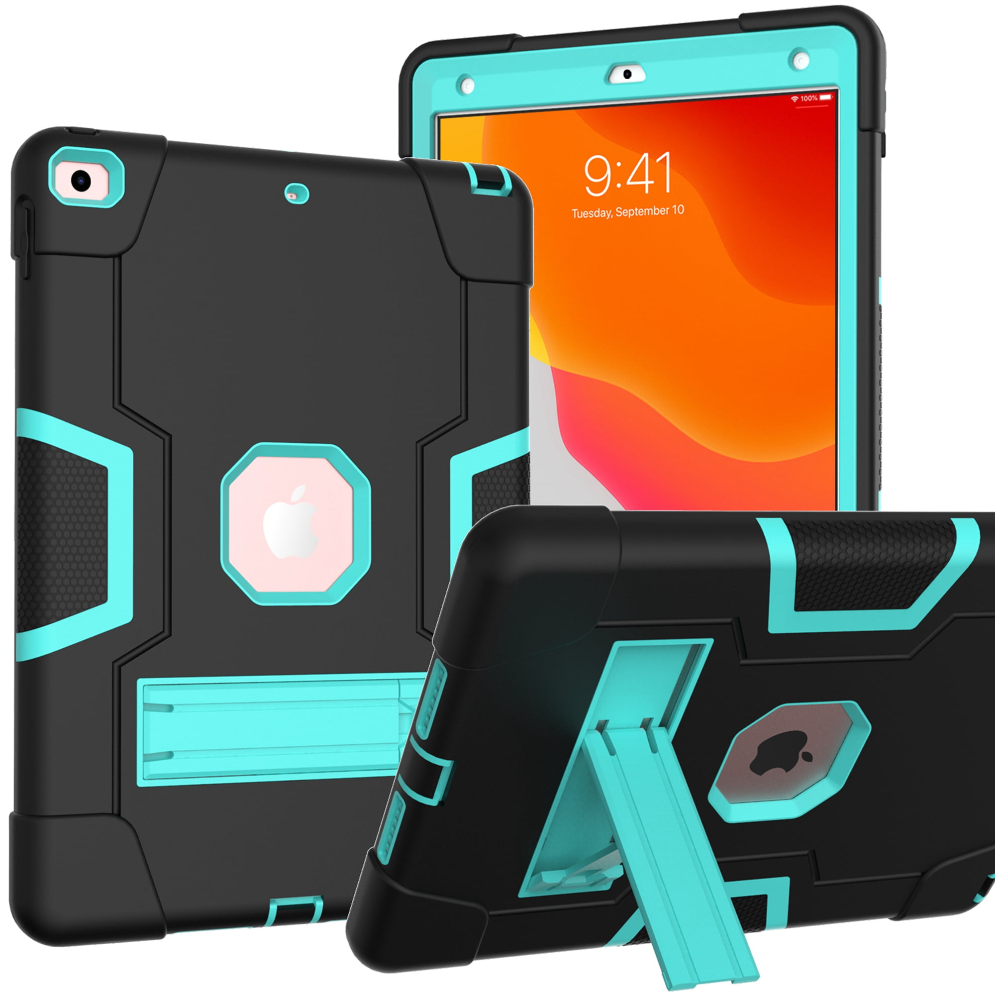 Dteck Heavy Duty Shockproof Case for iPad 10.2 (7th, 8th, 9th Gen) with ...