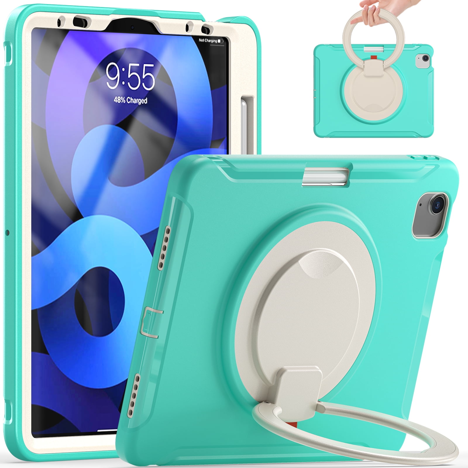 Dteck Case for iPad Air 11 Inch (2024), Military Grade Protective Cover ...
