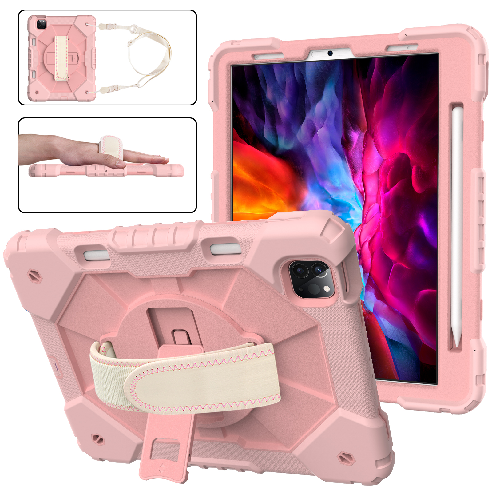 Dteck Case for iPad Pro 11 inch 4th/3rd/2nd/1st Gen(2022/2021/2021/2018 ...