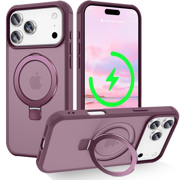 Dteck Case for iPhone 17 Pro,Magnetic Invisible Stand Compatible with ...