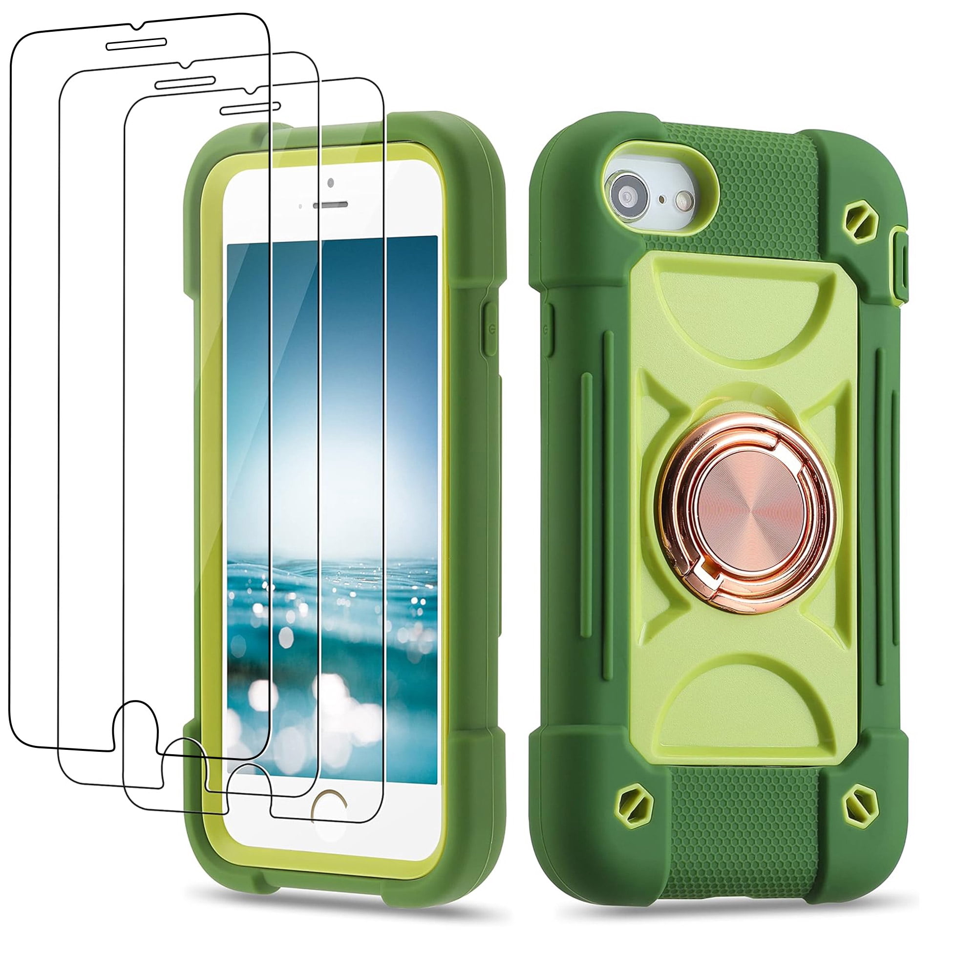 Dteck Case for iPhone SE3/SE2/8/7/6S/6 4.7", Heavy-Duty Military Grade ...