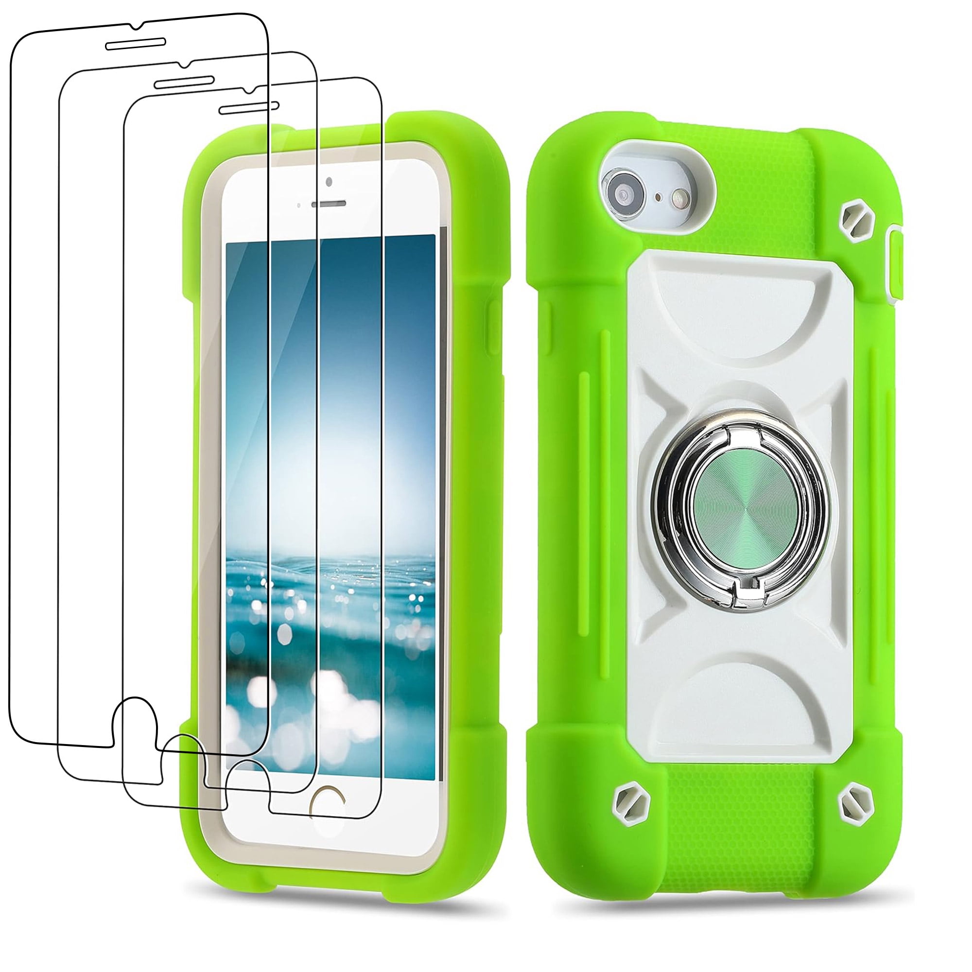 Dteck Case for iPhone SE3/SE2/8/7/6S/6 4.7", Heavy-Duty Military Grade ...