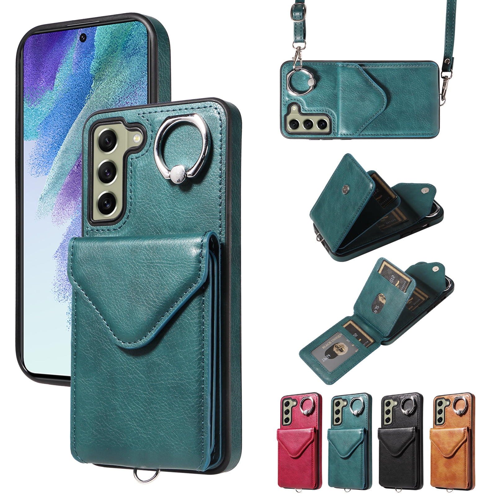 Dteck Crossbody Wallet Case for Samsung Galaxy A15 5G, Card Holder ...