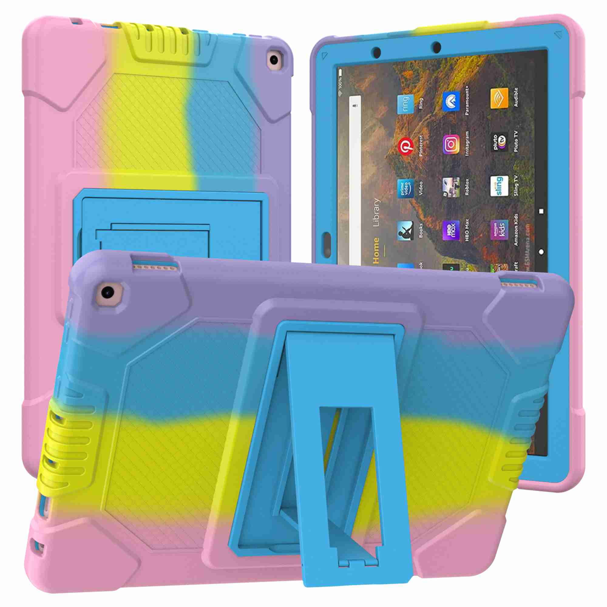 Dteck for Fire HD 10 Tablet Case 11th Generation 2021, Heavy Duty ...