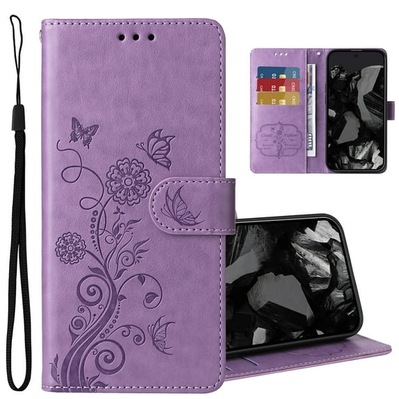 Dteck Flip Case for iPhone 17, Embossed PU Leather Magnetic Closure ...