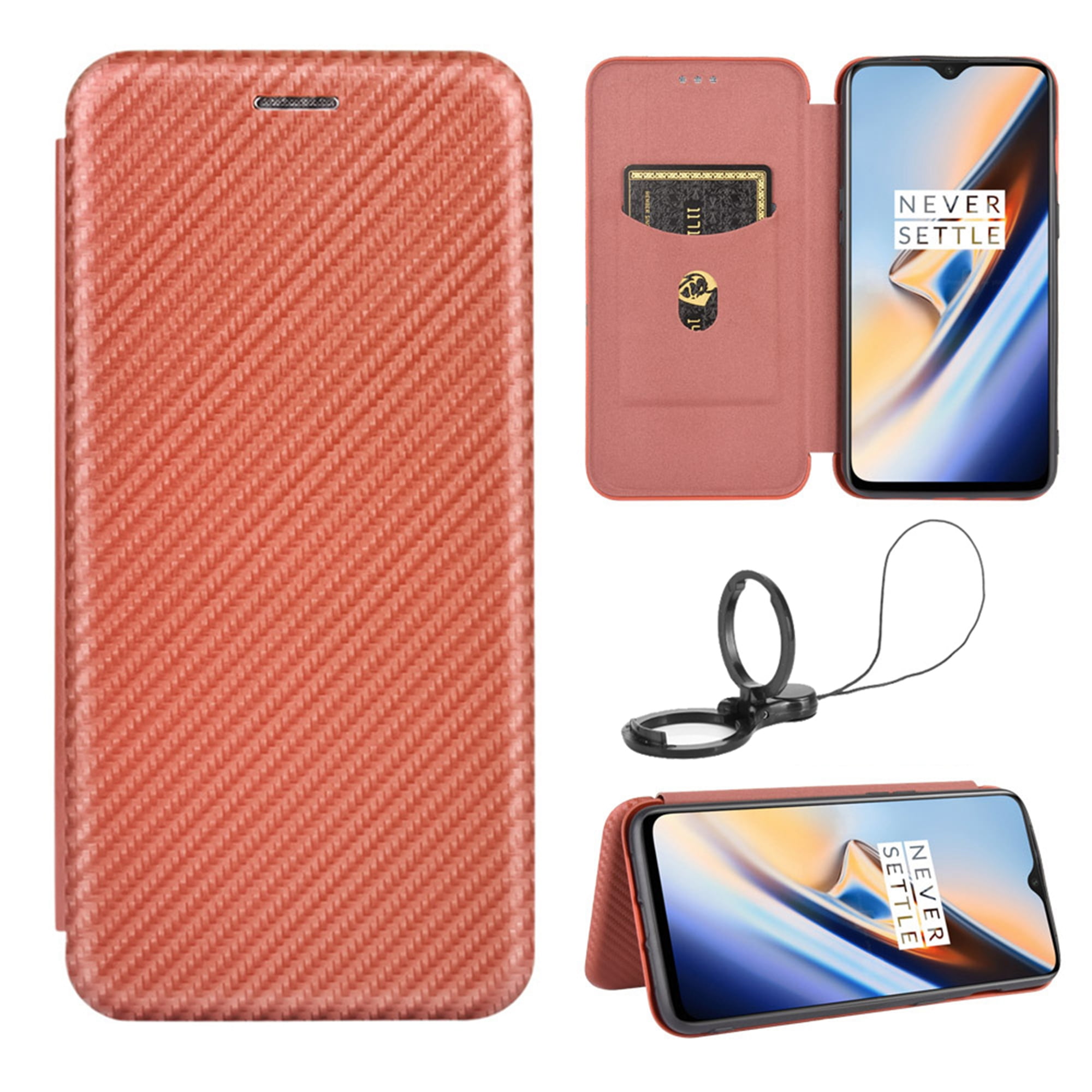 Dteck Folio Case For OnePlus 8 Pro with Portable Stand, Magnetic ...