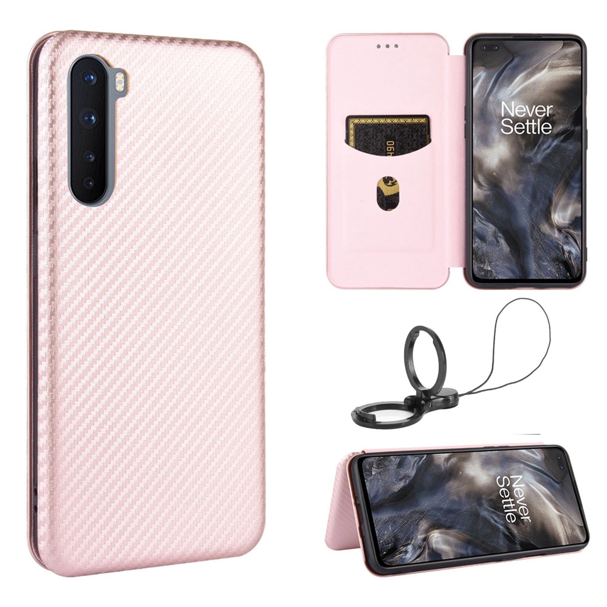 Dteck Folio Case For OnePlus Nord with Portable Stand, Magnetic ...