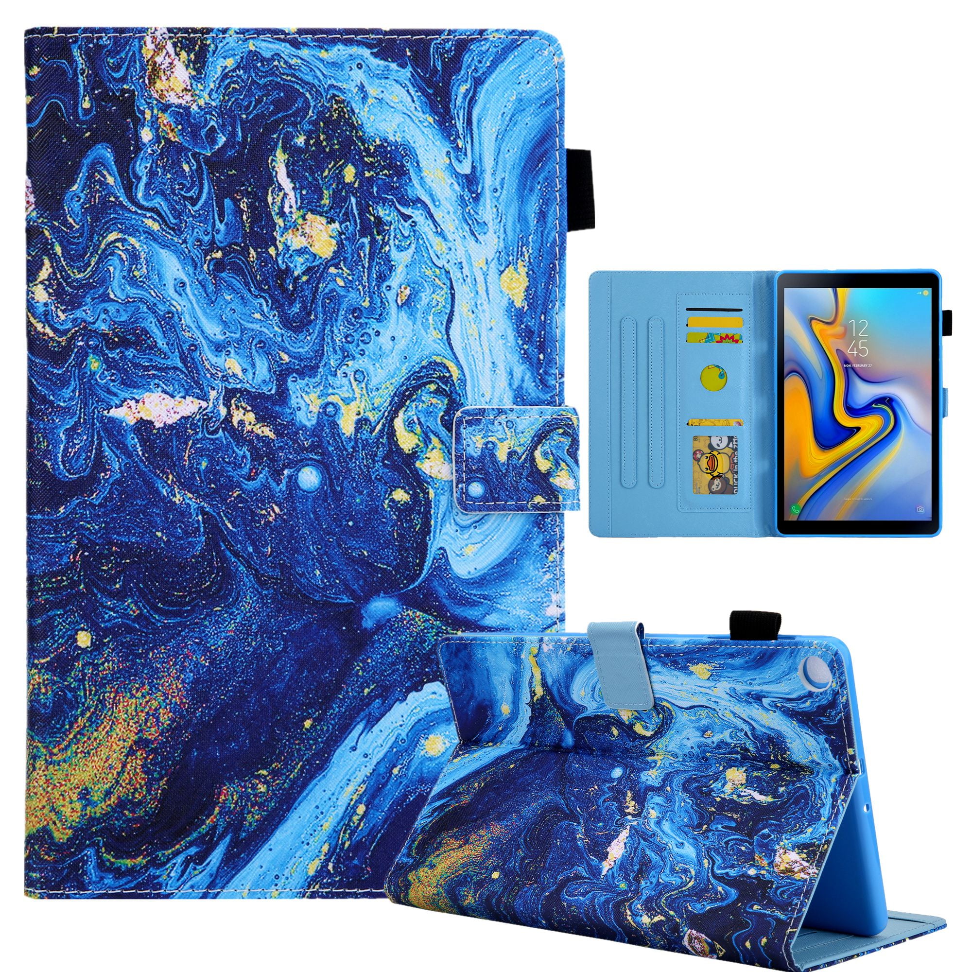 Dteck Folio Case for Samsung Galaxy Tab A7 10.4 inch 2020 Models SM-T500/T505/T507. Cute Pattern ...