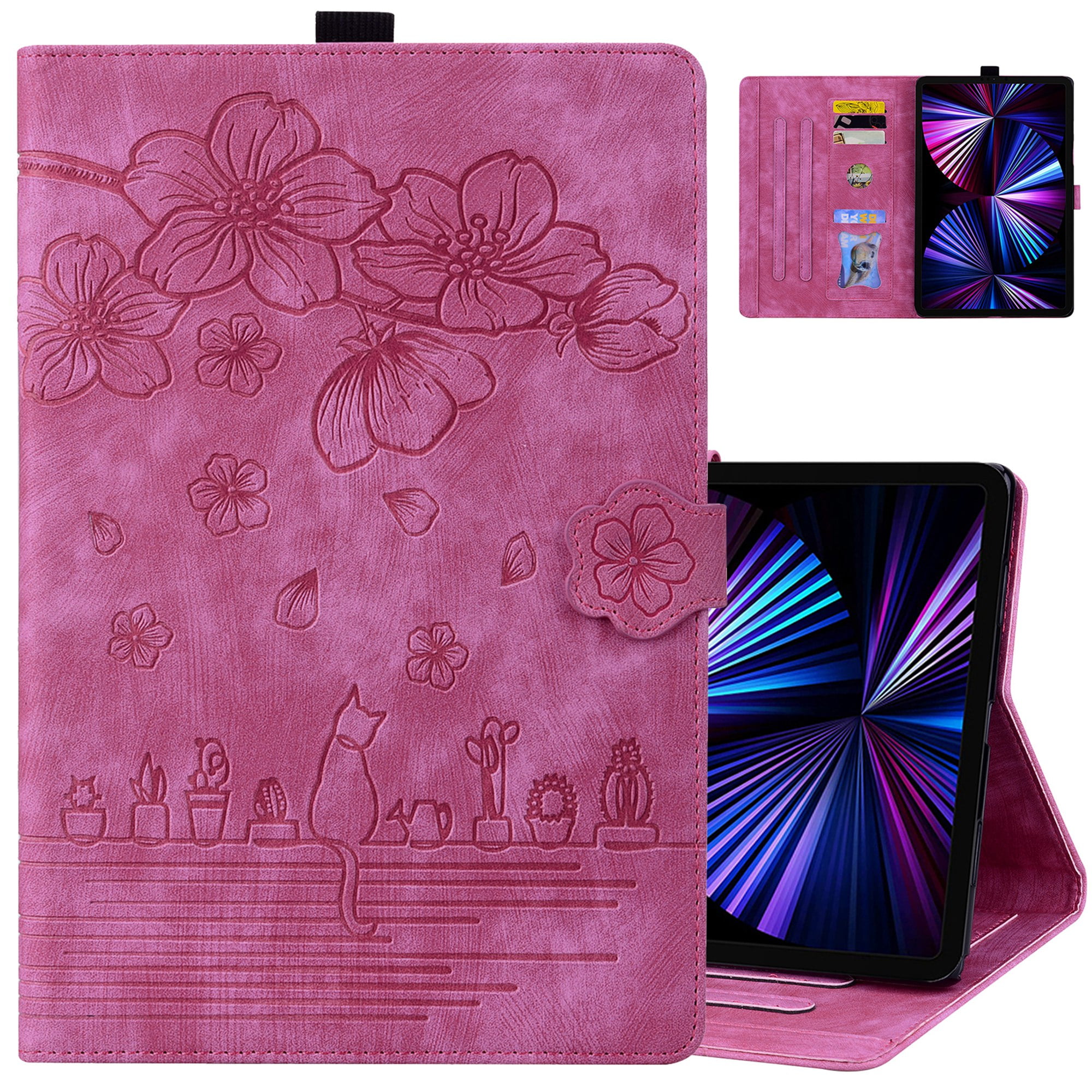 Dteck Folio Case for Samsung Galaxy Tab S9 FE+ / S9 FE Plus 12.4-Inch ...