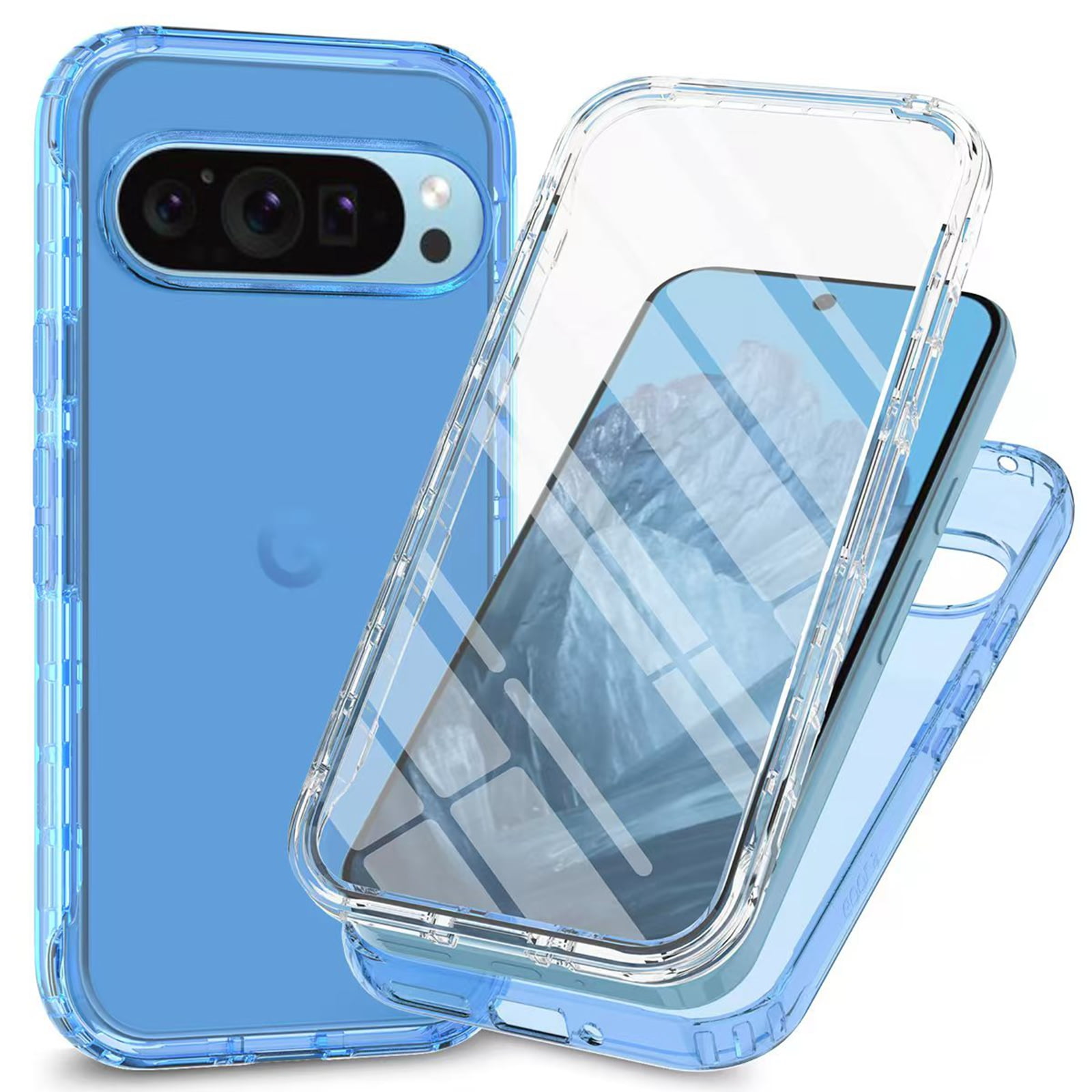 Dteck Full Body Protection Clear Case for Google Pixel 9 / 9 Pro ...