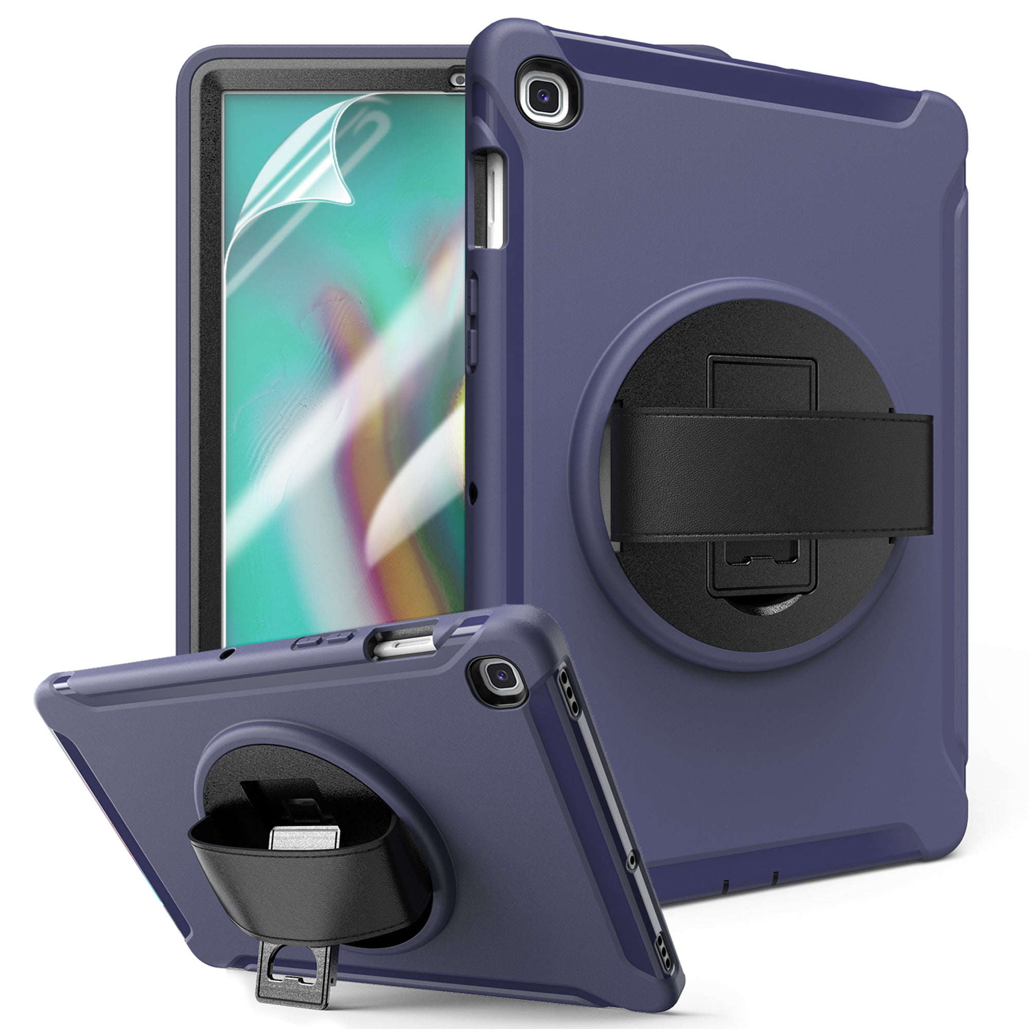 Dteck Galaxy Tab S5e 2019 Case with Soft Screen Protector, 360 Rotating ...