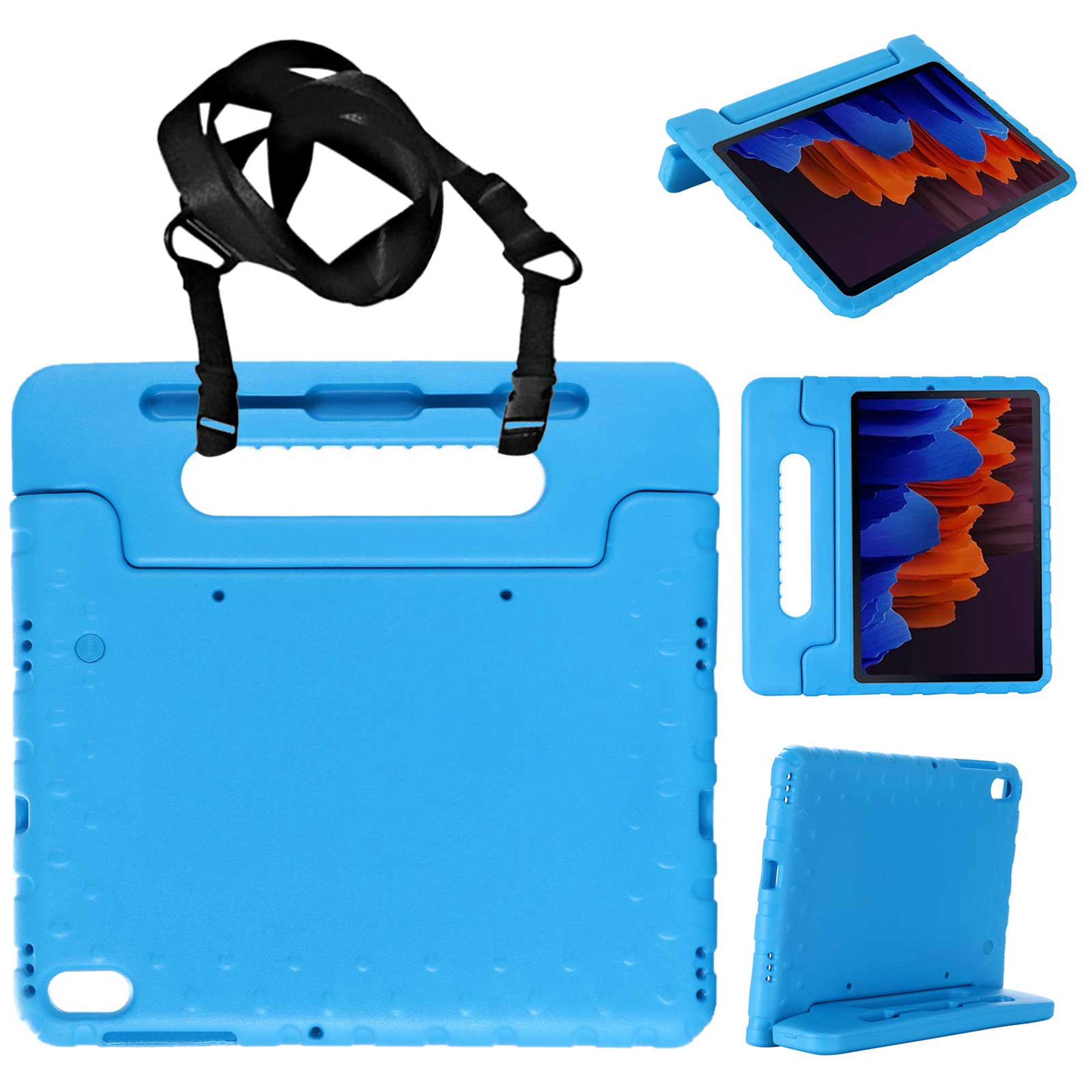 Dteck Galaxy Tab S7+ 12.4 inch 2020 Tablet Case with Shoulder Strap ...