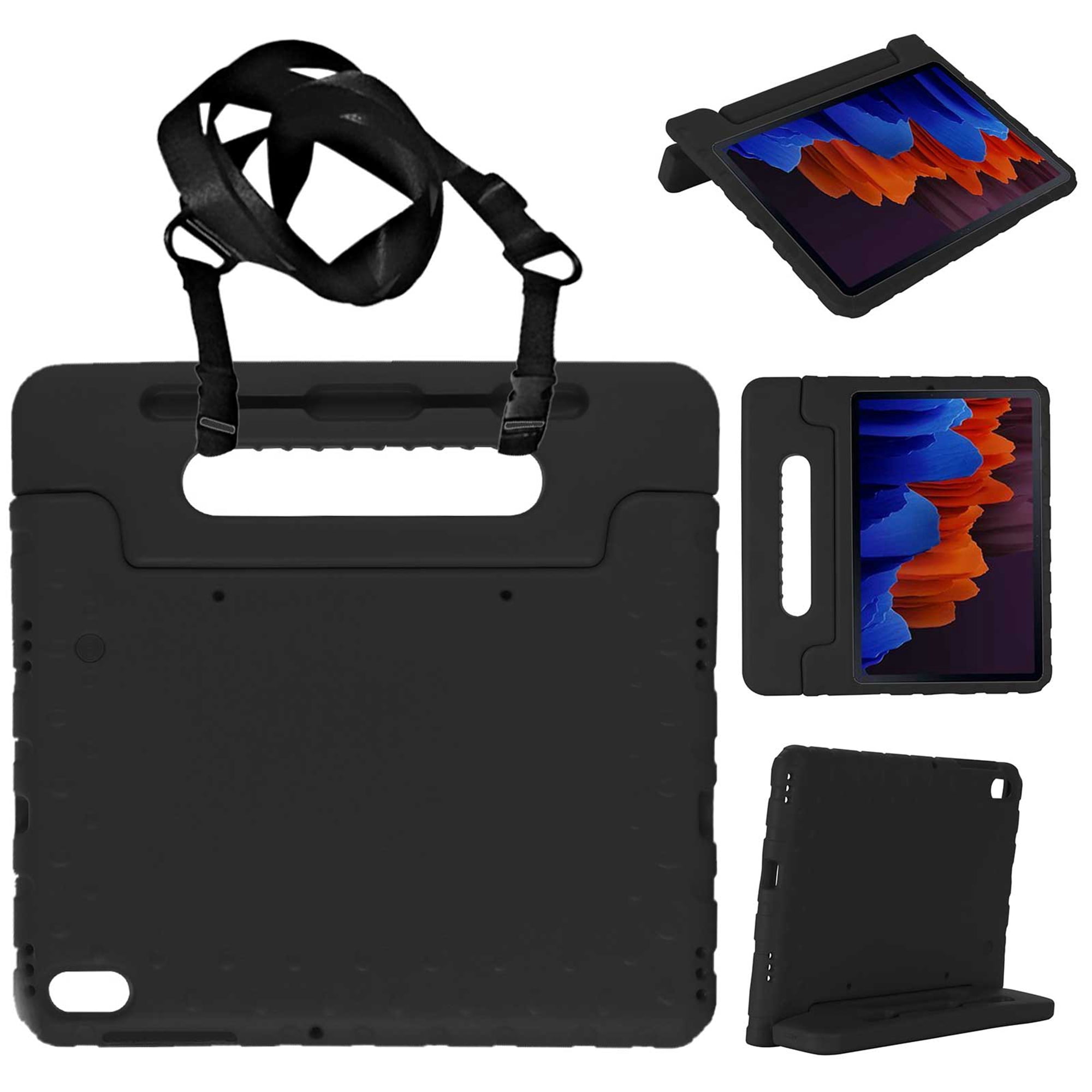 Dteck Galaxy Tab S7+ 12.4 inch 2020 Tablet Case with Shoulder Strap ...