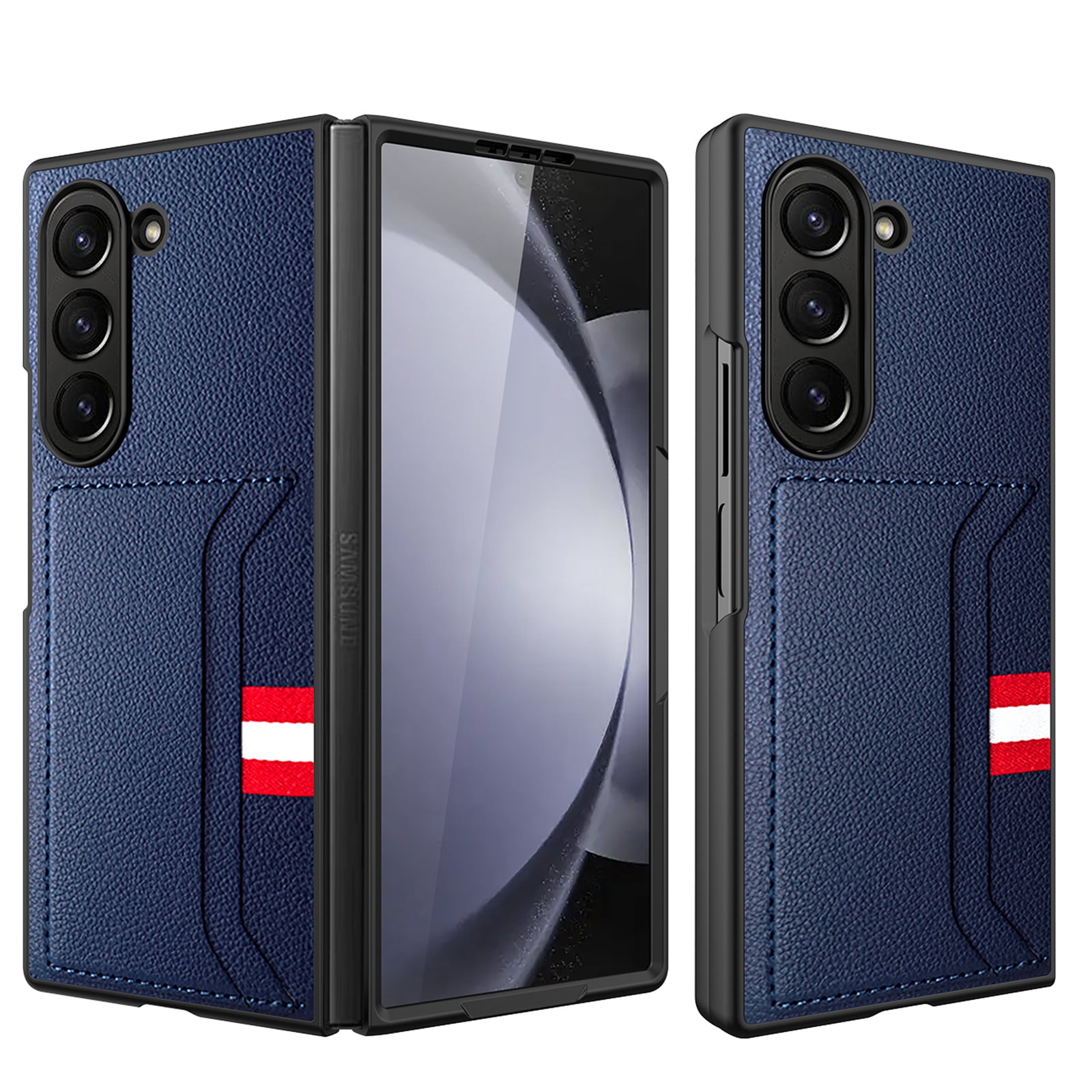Dteck for Galaxy Z Fold 6 Wallet Case with Card Holder, Ultra Thin Slim ...
