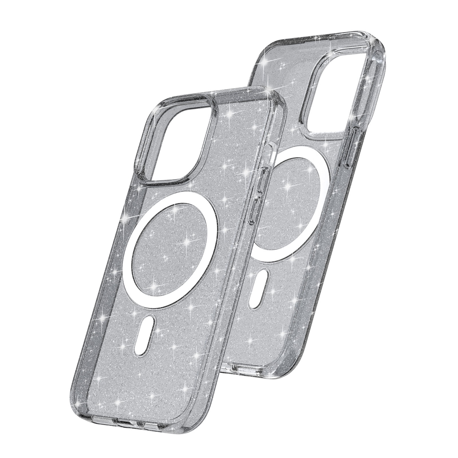 Dteck Glitter Case for Apple iPhone 14 Pro Max, Magnetic Case Wireless ...