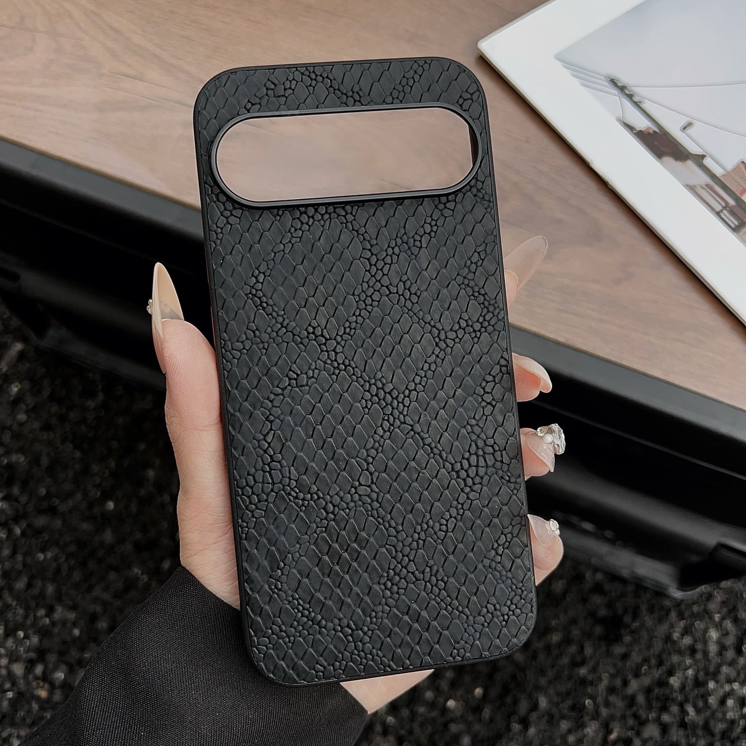 Dteck For Google Pixel 10 /10 Pro Snakeskin Texture Back Cover Shock ...