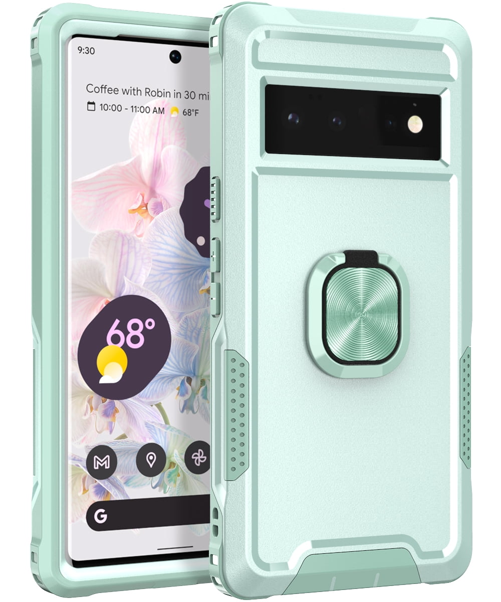 Dteck Google Pixel 6 Pro Case, Google Pixel 6 Pro Case with Finger Ring ...