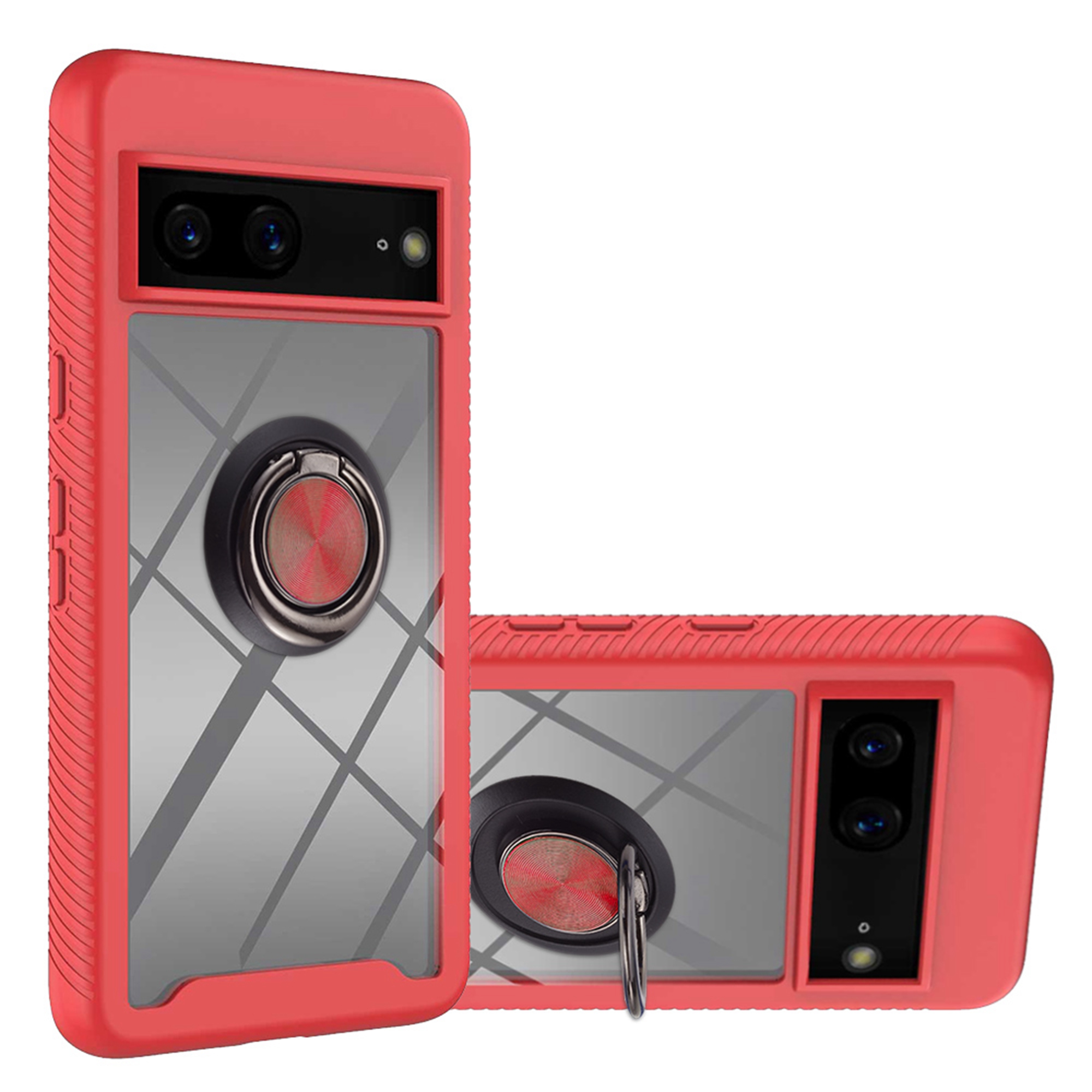 Dteck for Google Pixel 7 Case with Rotatable Ring Bracket Stand, Slim ...