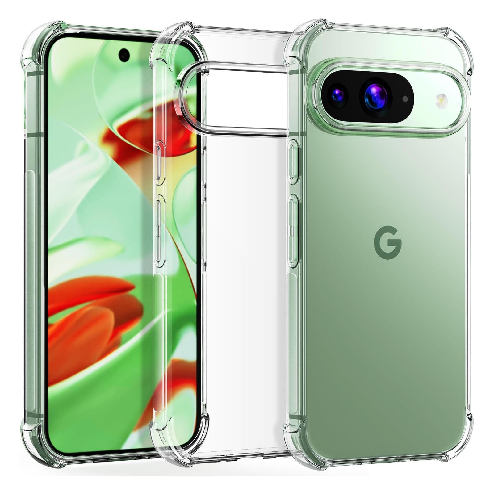 Dteck for Google Pixel 9 Pro / 9 Case, Ultra Slim Thin Flexible Scratch ...