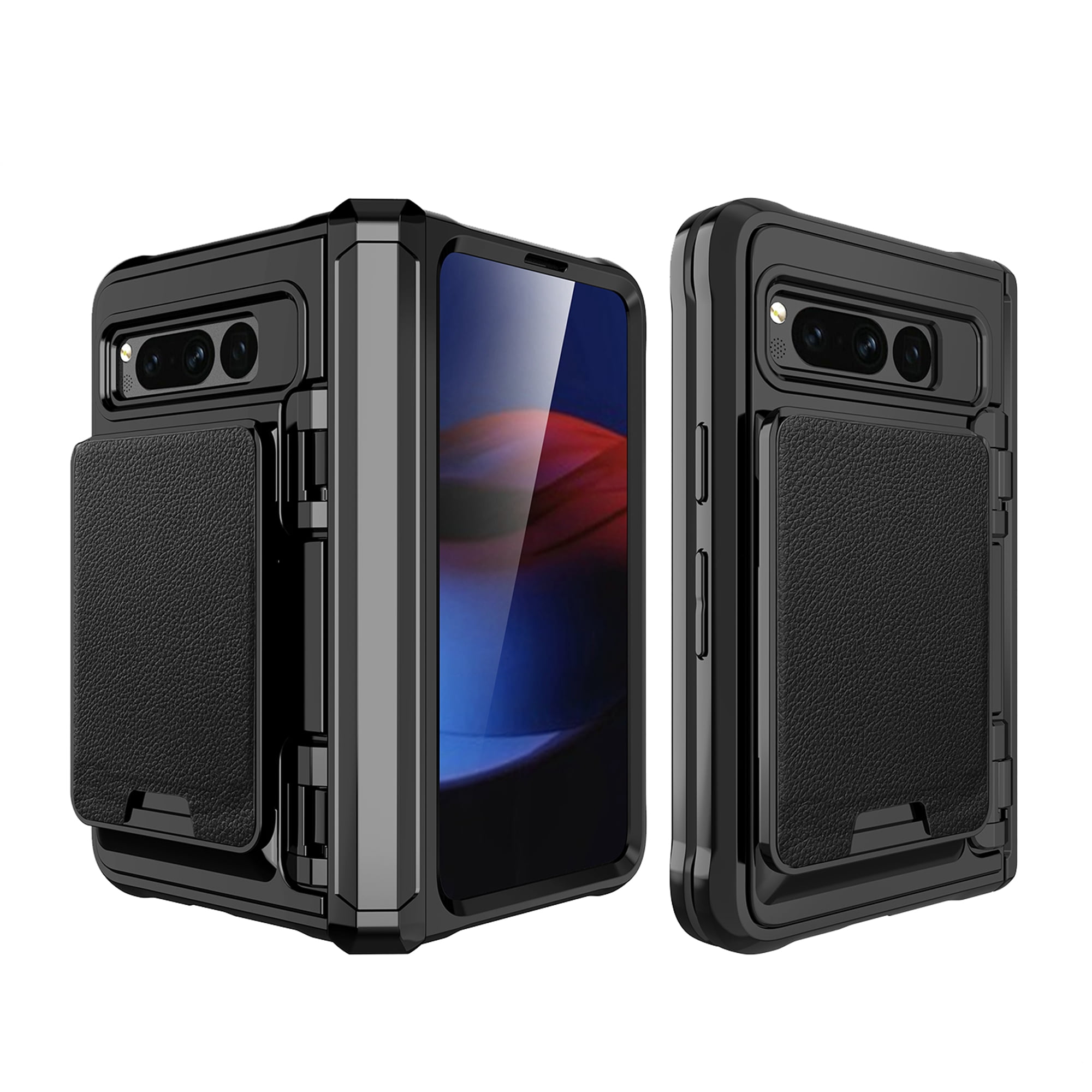 Dteck for Google Pixel Fold Case with Hinge Protection Detachable ...