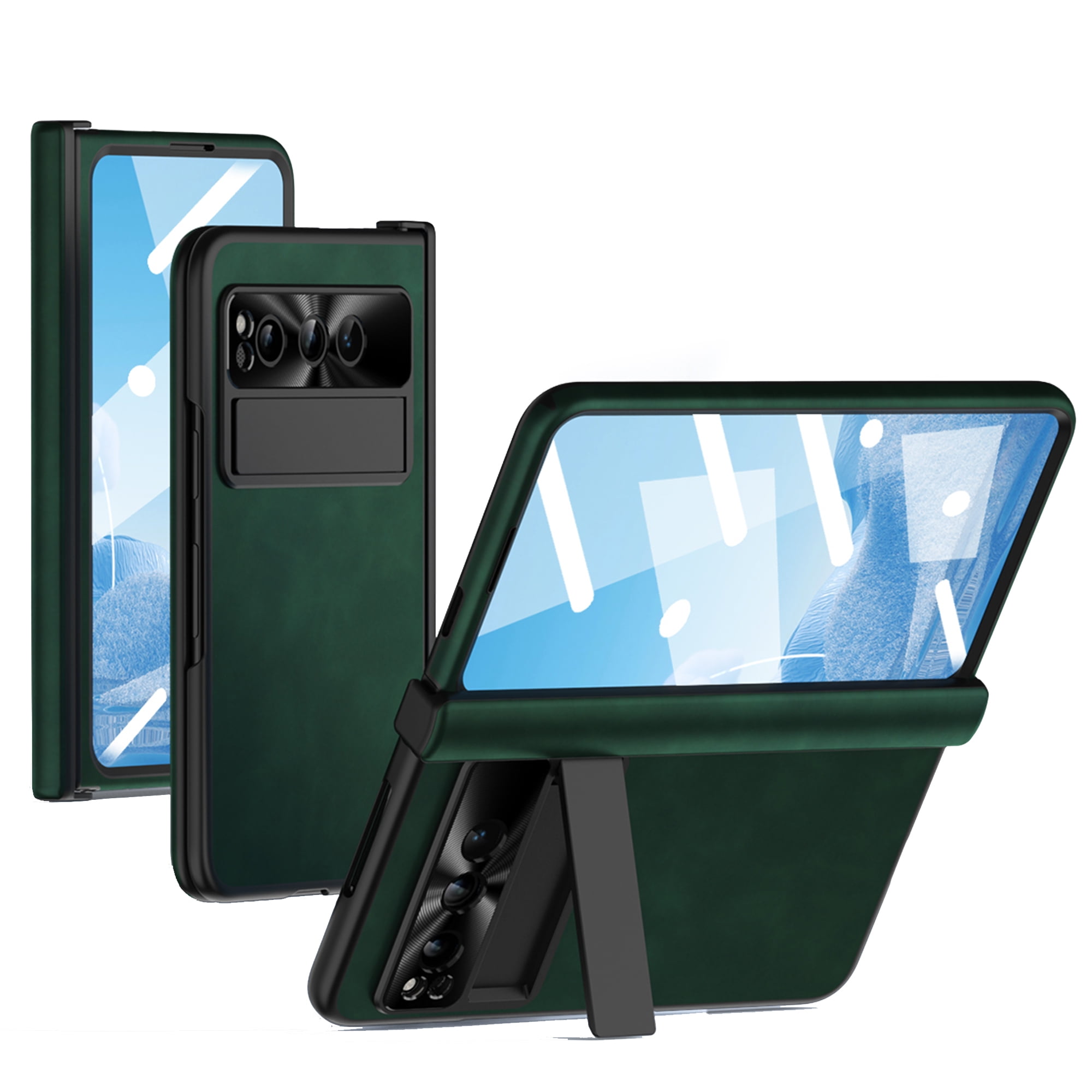 Dteck for Google Pixel Fold Case, Hinge Protection Kickstand Military ...