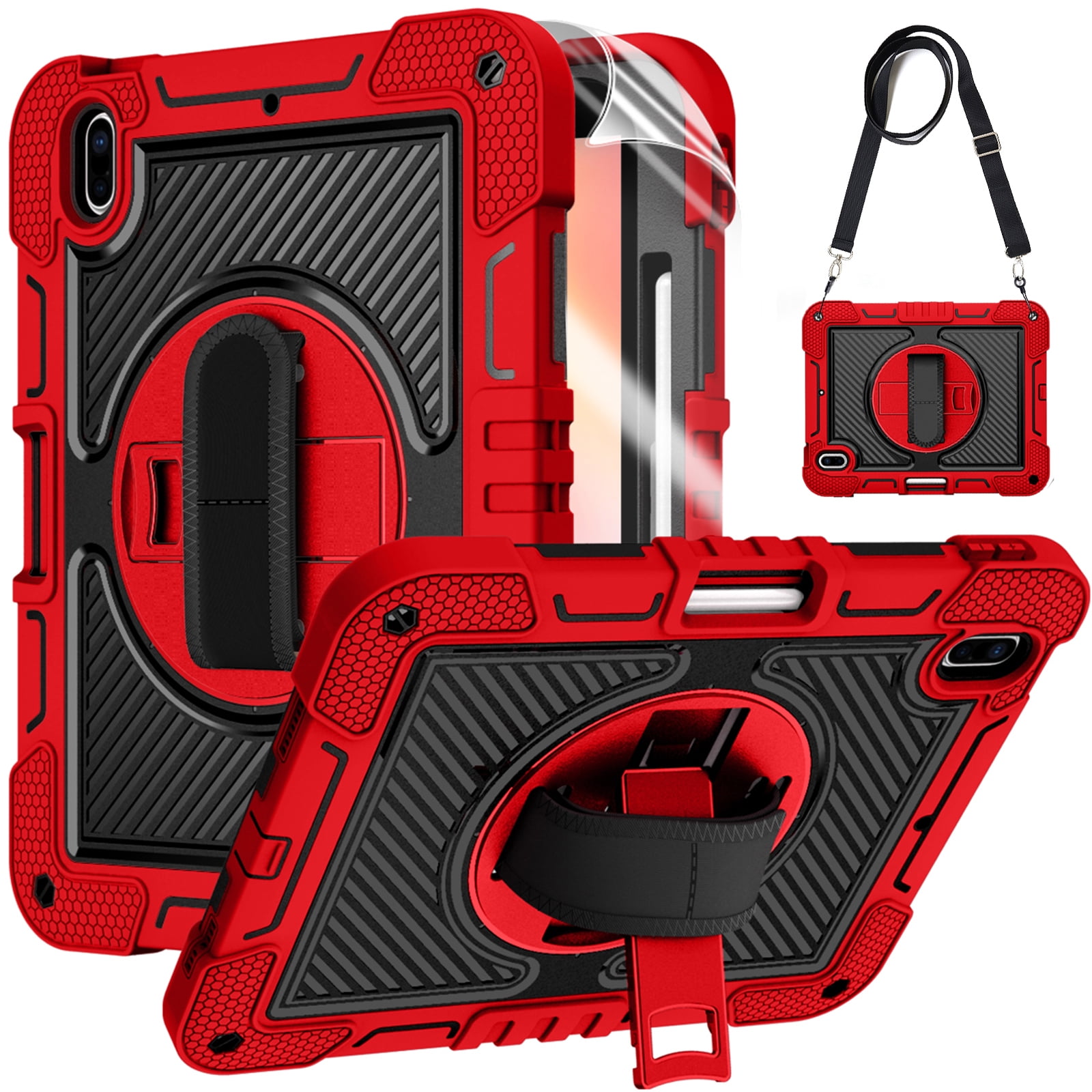 Dteck Heavy-Duty iPad 10th Gen 10.9 inch 2022 Case + Screen Protector ...