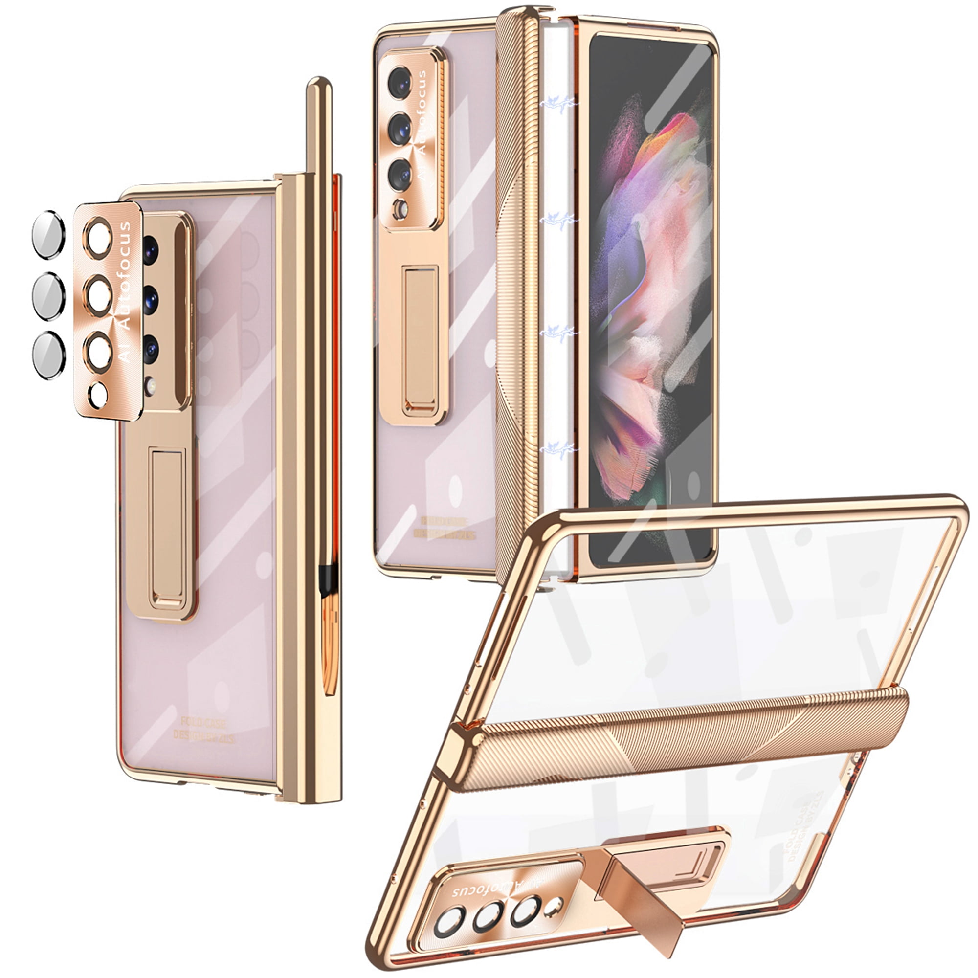 Dteck Hinge Protection Case for Samsung Galaxy Z Fold 4 with S Pen Fold ...