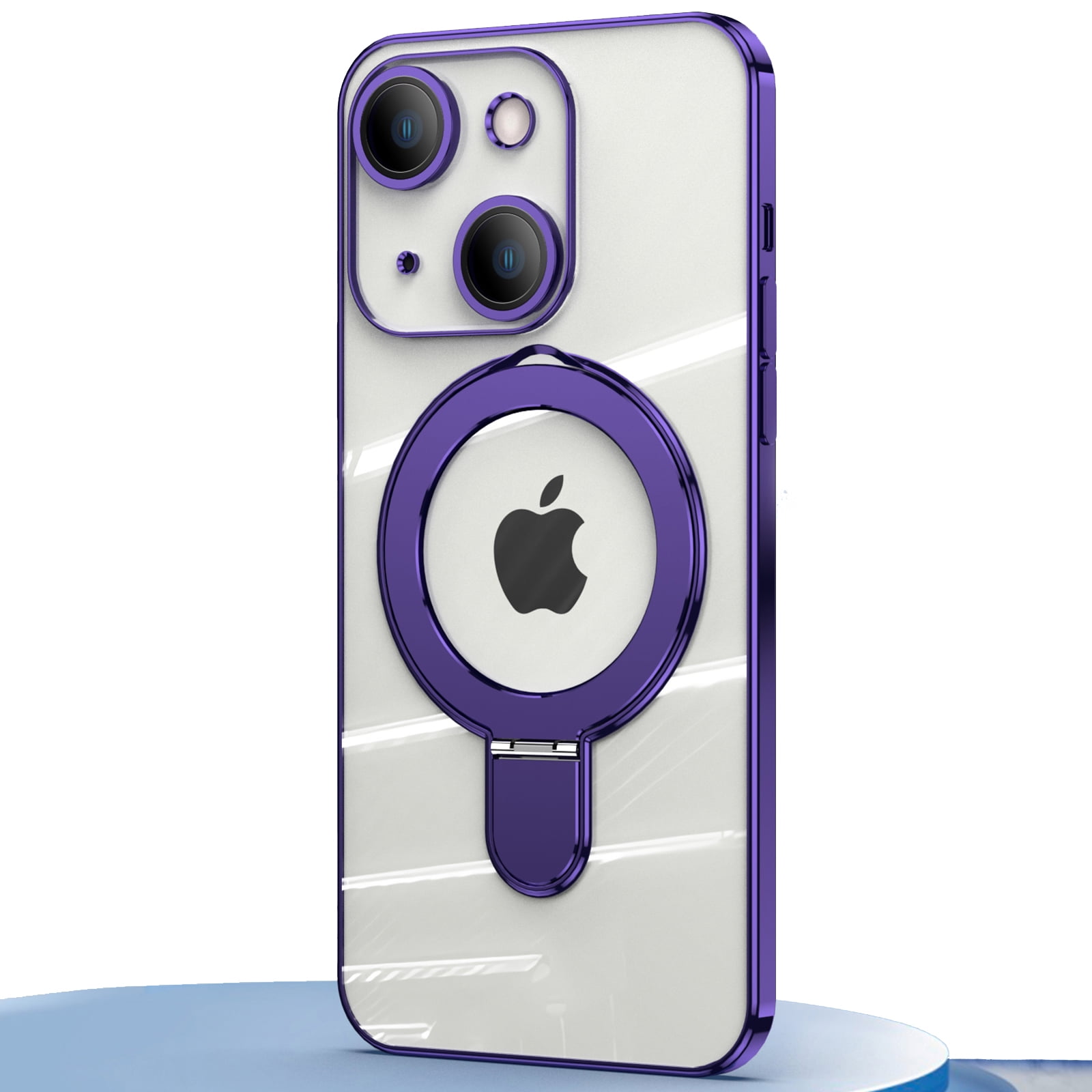 Dteck Invisible Stand Magnetic Case for iPhone 12, MagSafe Compatible ...