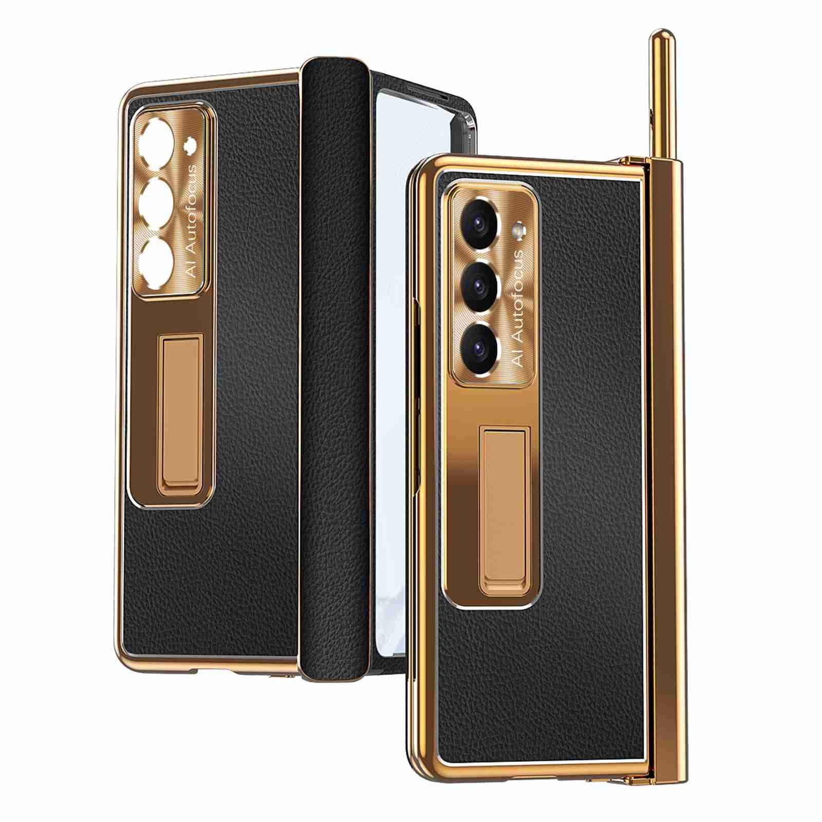Dteck Kickstand Case for Galaxy Z Fold 5 5G, Hinge Protection Full Body ...