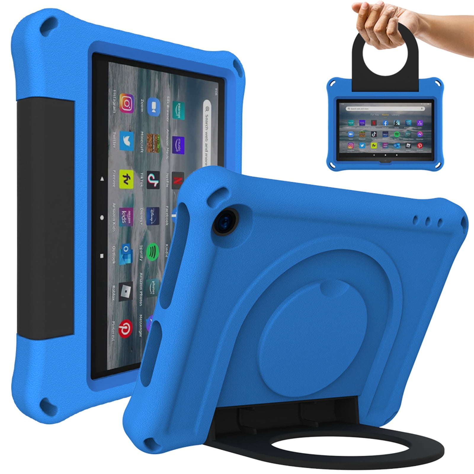 Dteck Kids Case for Kindle Fire 7 Tablet 12th Generation 2022 Release ...
