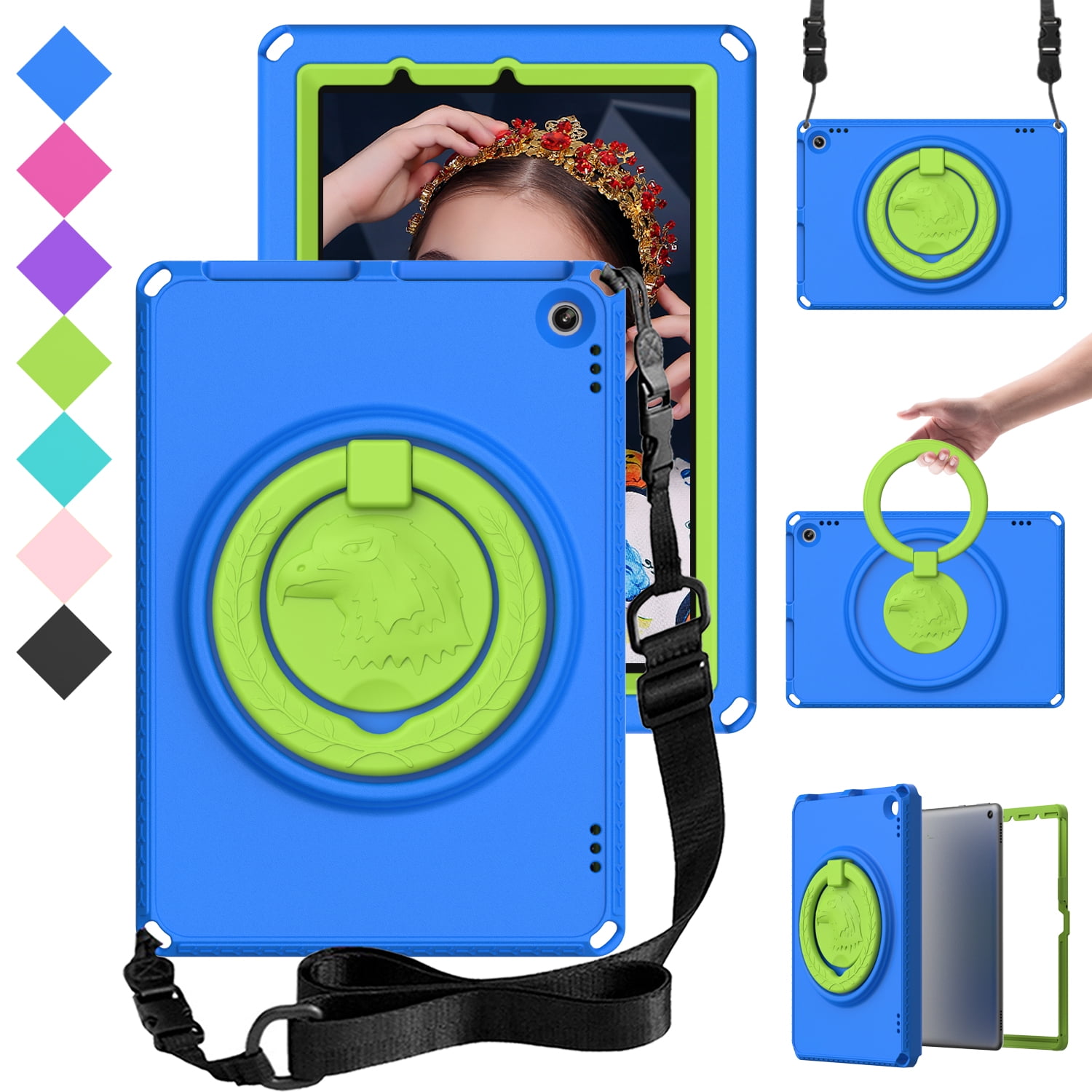 Dteck Kids Case for Kindle Fire HD 10 / HD 10 Plus 11th Gen 2021 with ...