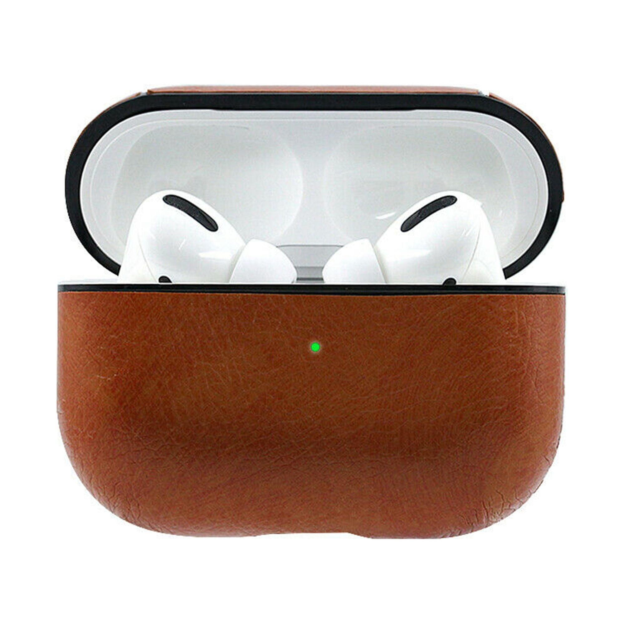 Dteck Leather Case For AirPods Pro / AirPods 3, Portable Carrying Case ...