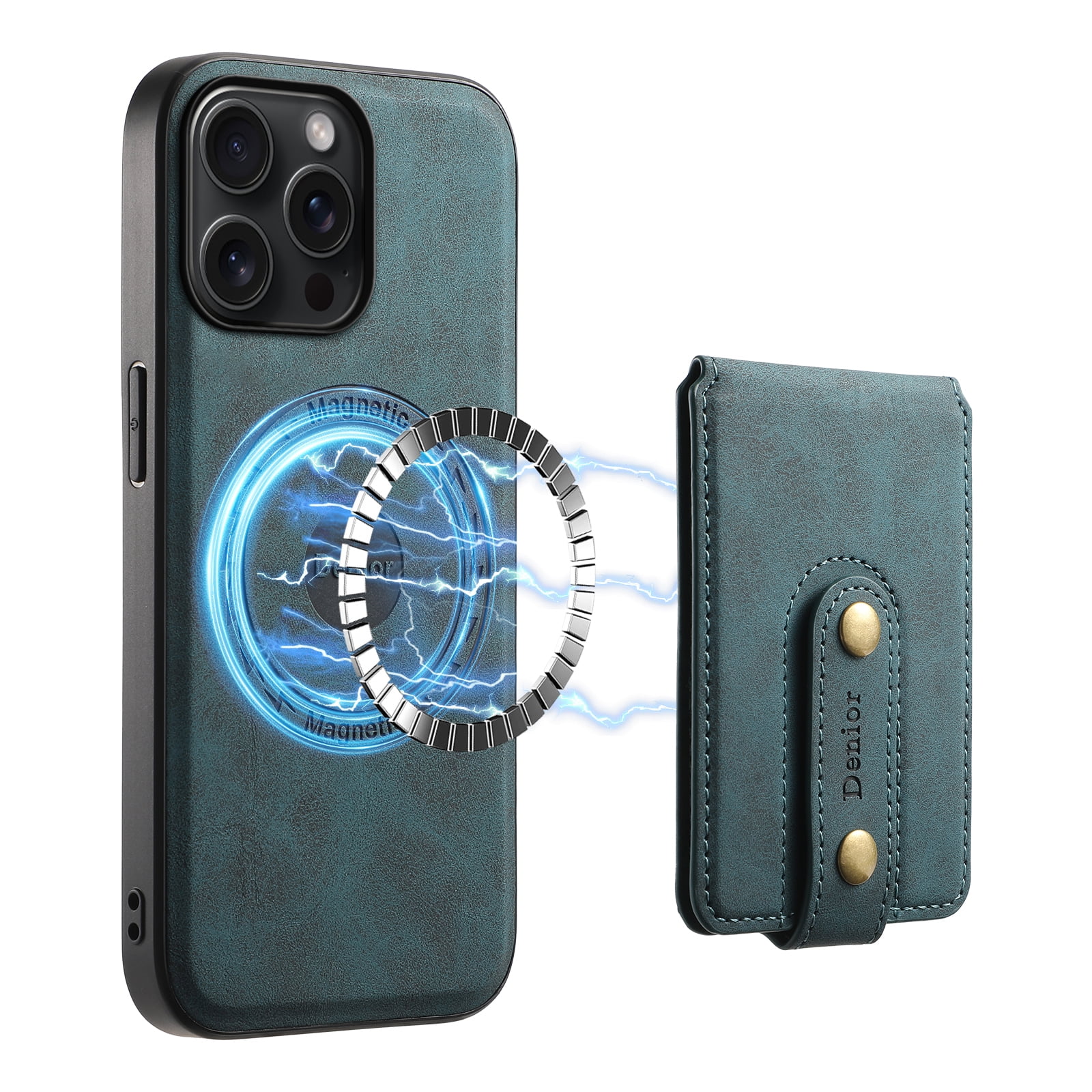 Dteck Leather Wallet Case for iPhone 12 Pro / 12 6.1" Case with Card ...