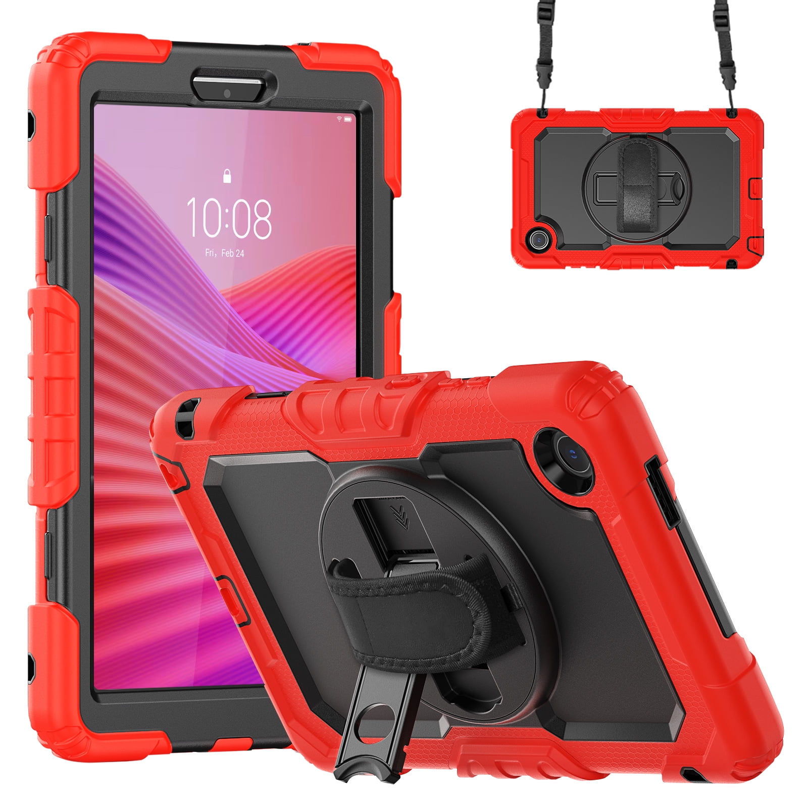 Dteck for Lenovo Tab K9/Tab One 8.7" 2025 Case with Built-in Screen ...