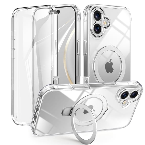Dteck MagSafe Clear Case for iPhone 17 with Screen Protector ...
