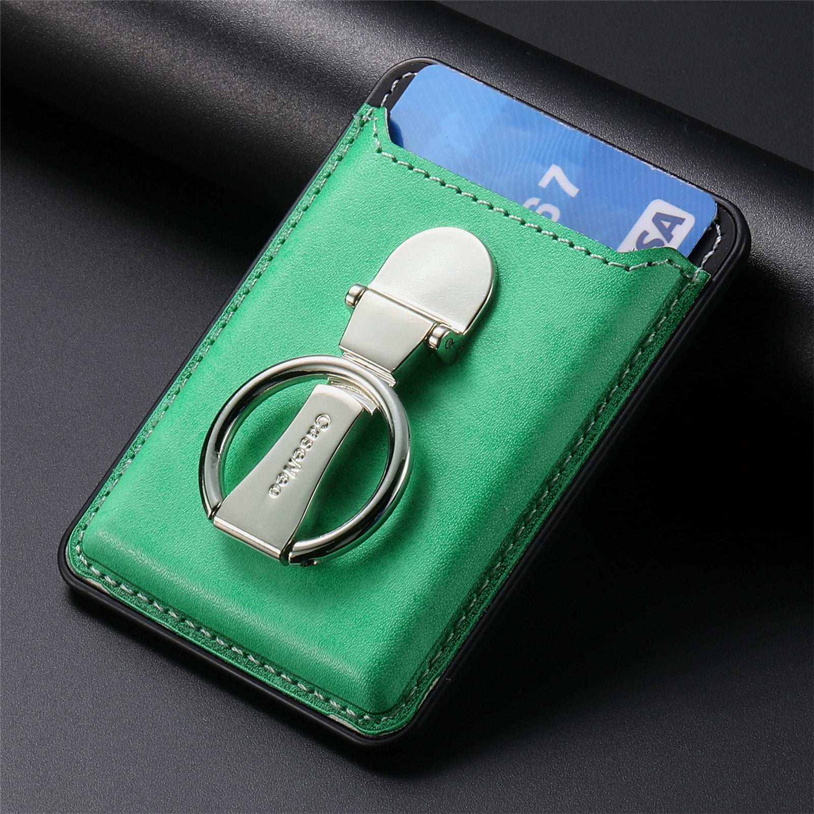 Dteck for MagSafe Wallet with Ring Kickstand Foldable, Magnetic Wallet ...