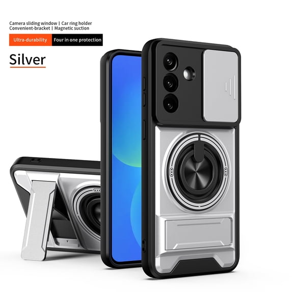 Dteck Magnetic Case for Samsung Galaxy A17 5G,Shockproof TPU+PC Slide ...