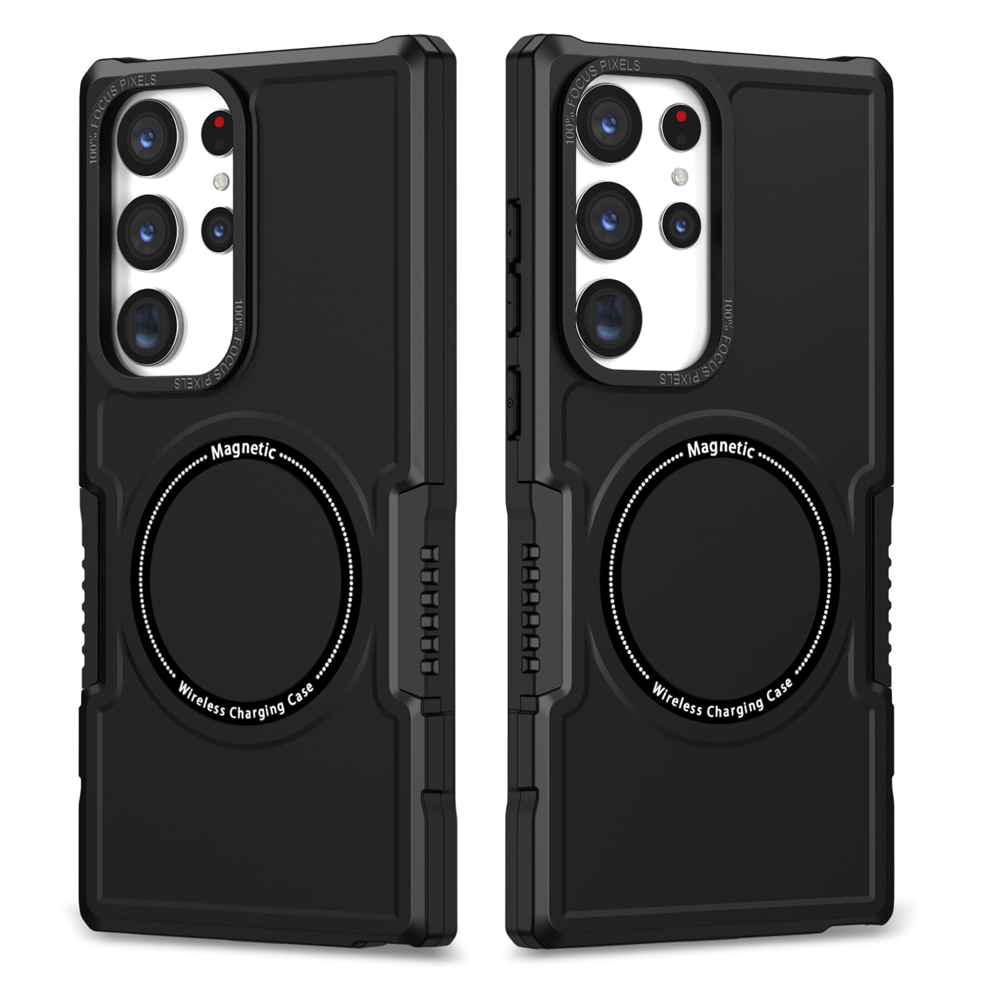 Dteck Magnetic Case for Samsung Galaxy S21 Ultra Compatible with MagSafe, Shockproof Military ...