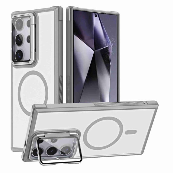 Dteck Magnetic Case for Samsung Galaxy S23 Ultra with Lens Kickstand ...