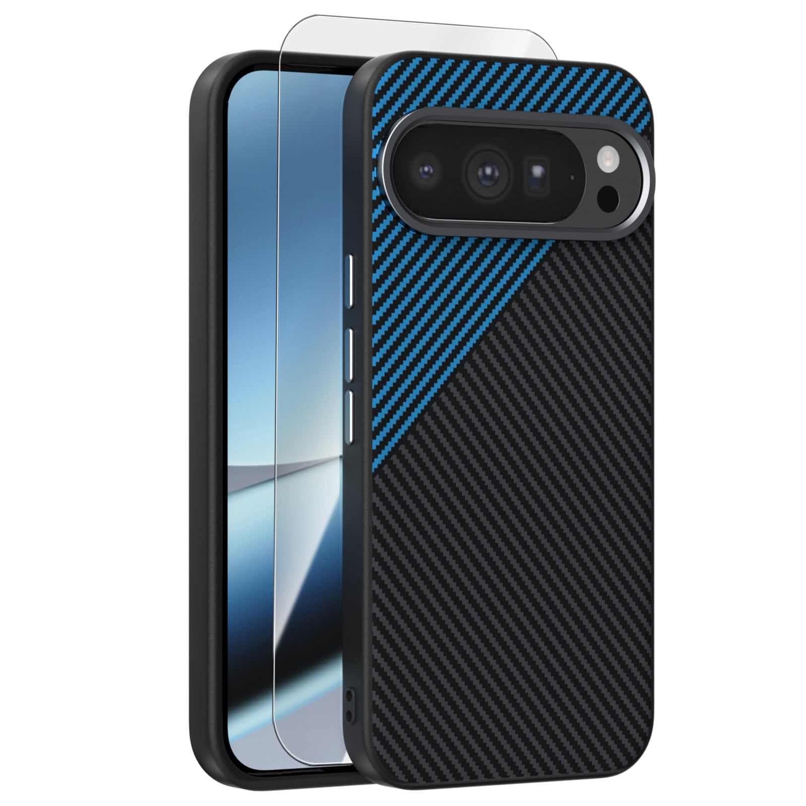 Dteck Magnetic Case with Tempered Glass Screen Protector for Google ...