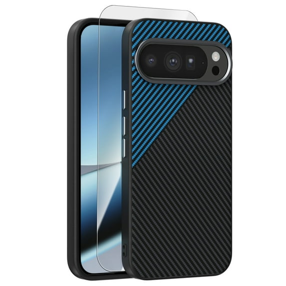 Dteck Magnetic Case with Tempered Glass Screen Protector for Google ...