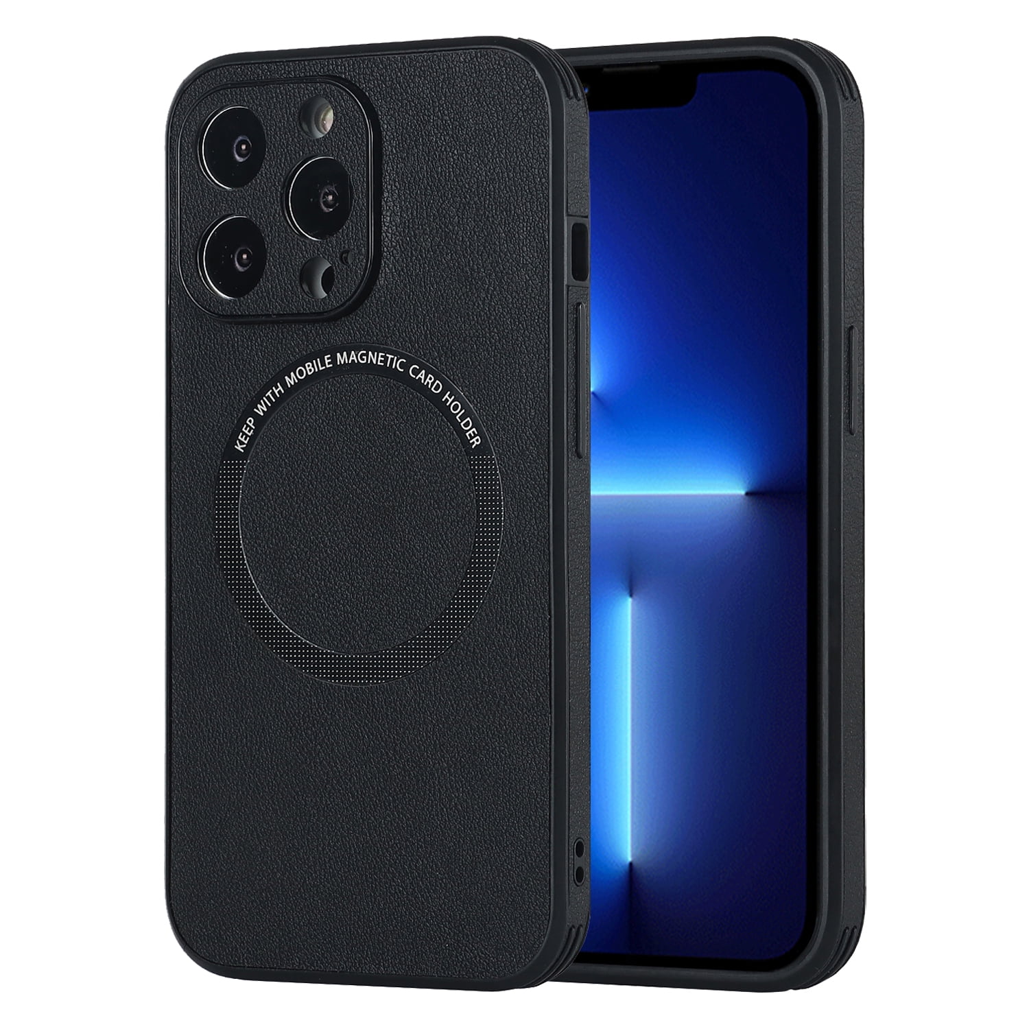 Dteck Magnetic Case for iPhone 14 Pro Max, Shockproof Flip Slim Fit Lighweight Protective Cover ...