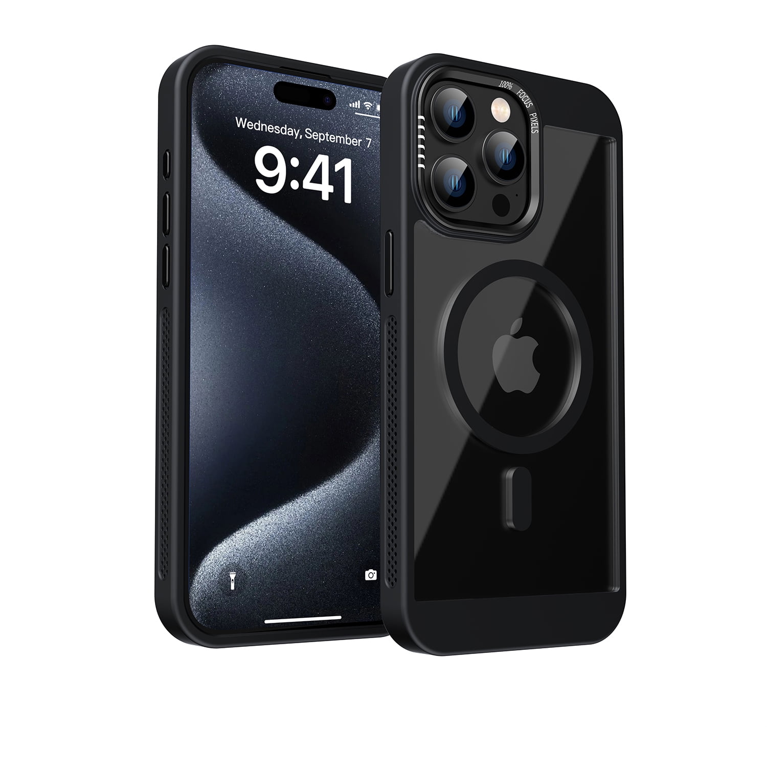 Dteck Magnetic Case for iPhone 12/12 Pro,Shockproof TPU+PC Heat ...