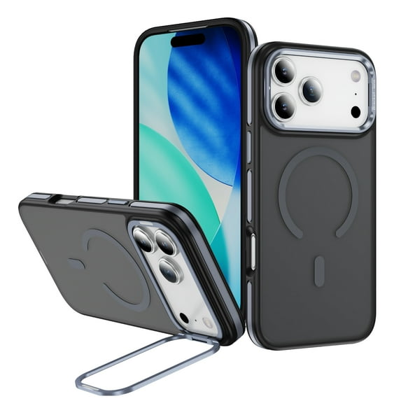 Dteck Magnetic Case for iPhone 17 Pro, Built-in Camera Stand ...