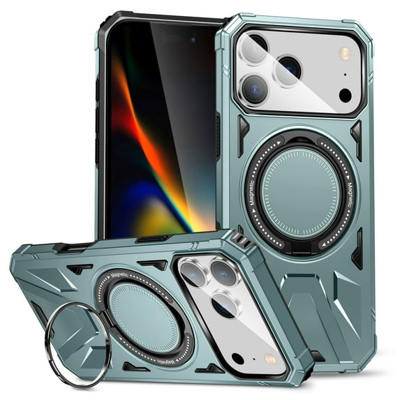 Dteck Magnetic Case for iPhone 17 Pro, Shockproof TPU+PC Case ...