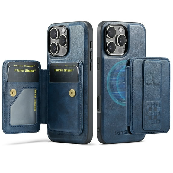 Dteck Magnetic Detachable Wallet Case for iPhone 16 Pro Max, 2 in 1 ...